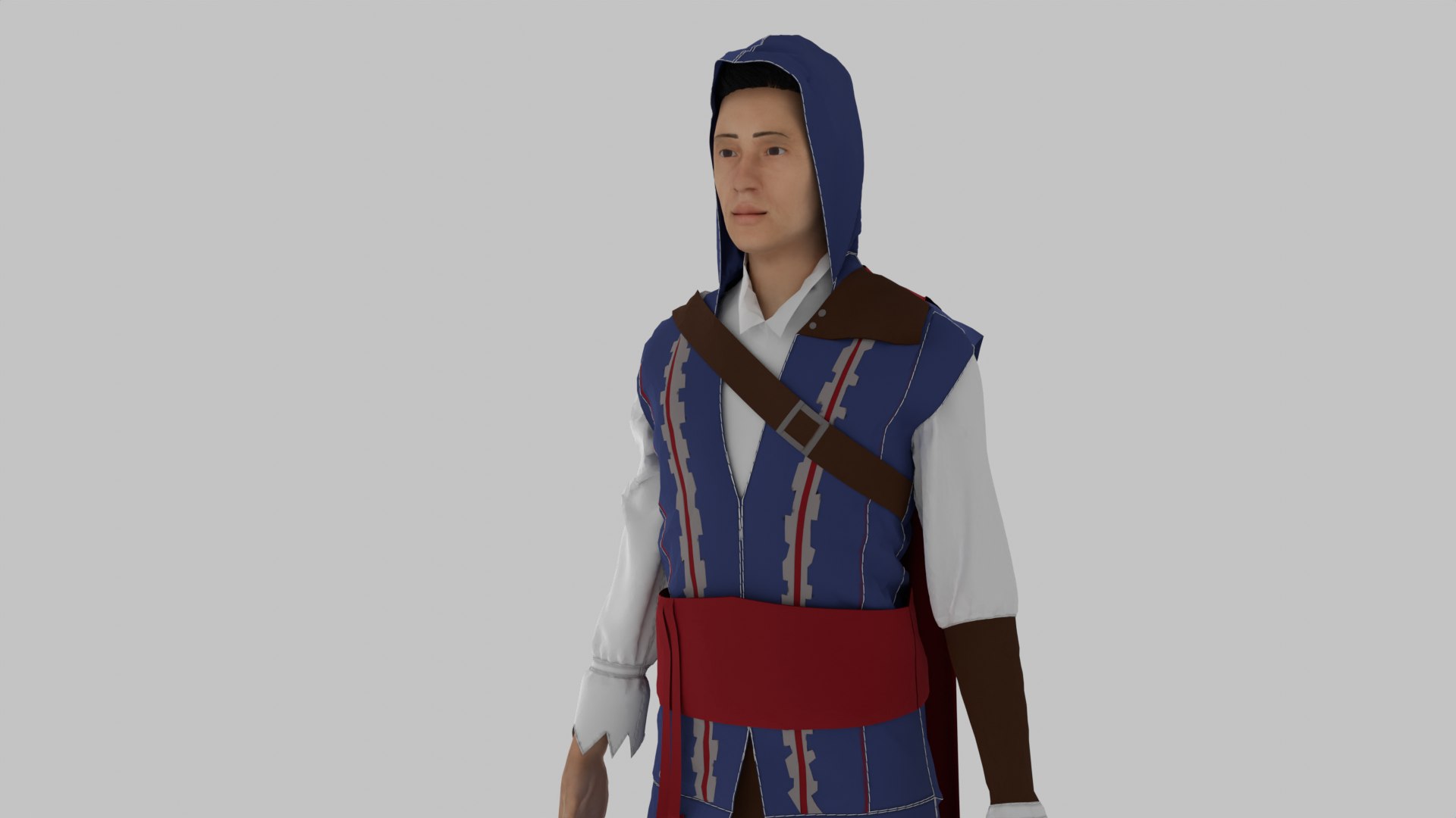 Assassin Character 3D Model - TurboSquid 1970606