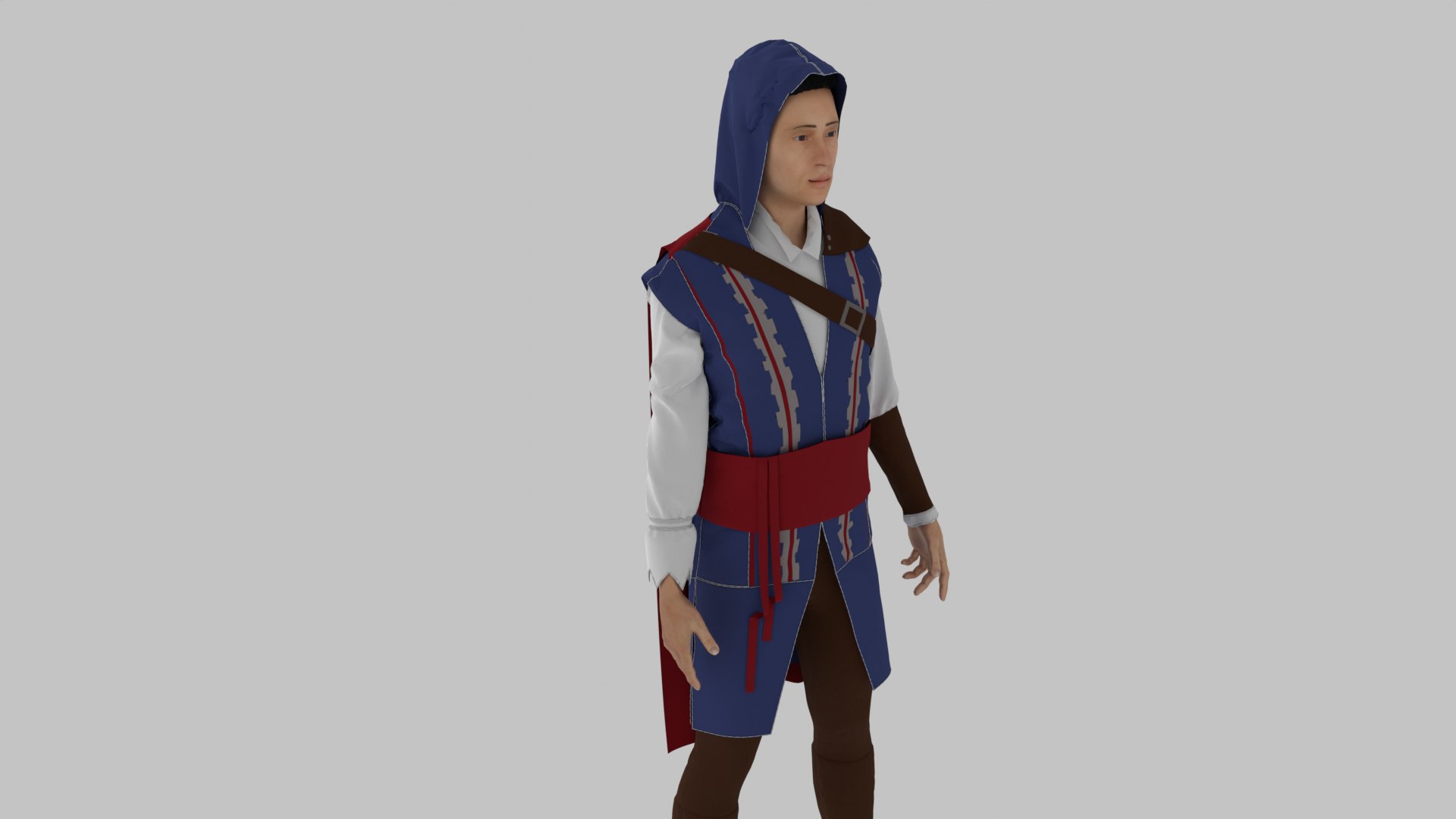 Assassin Character 3D Model - TurboSquid 1970606