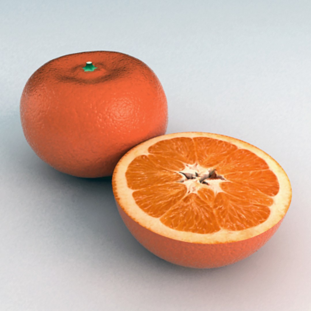 3D Model Orange Tangerine - TurboSquid 1695971