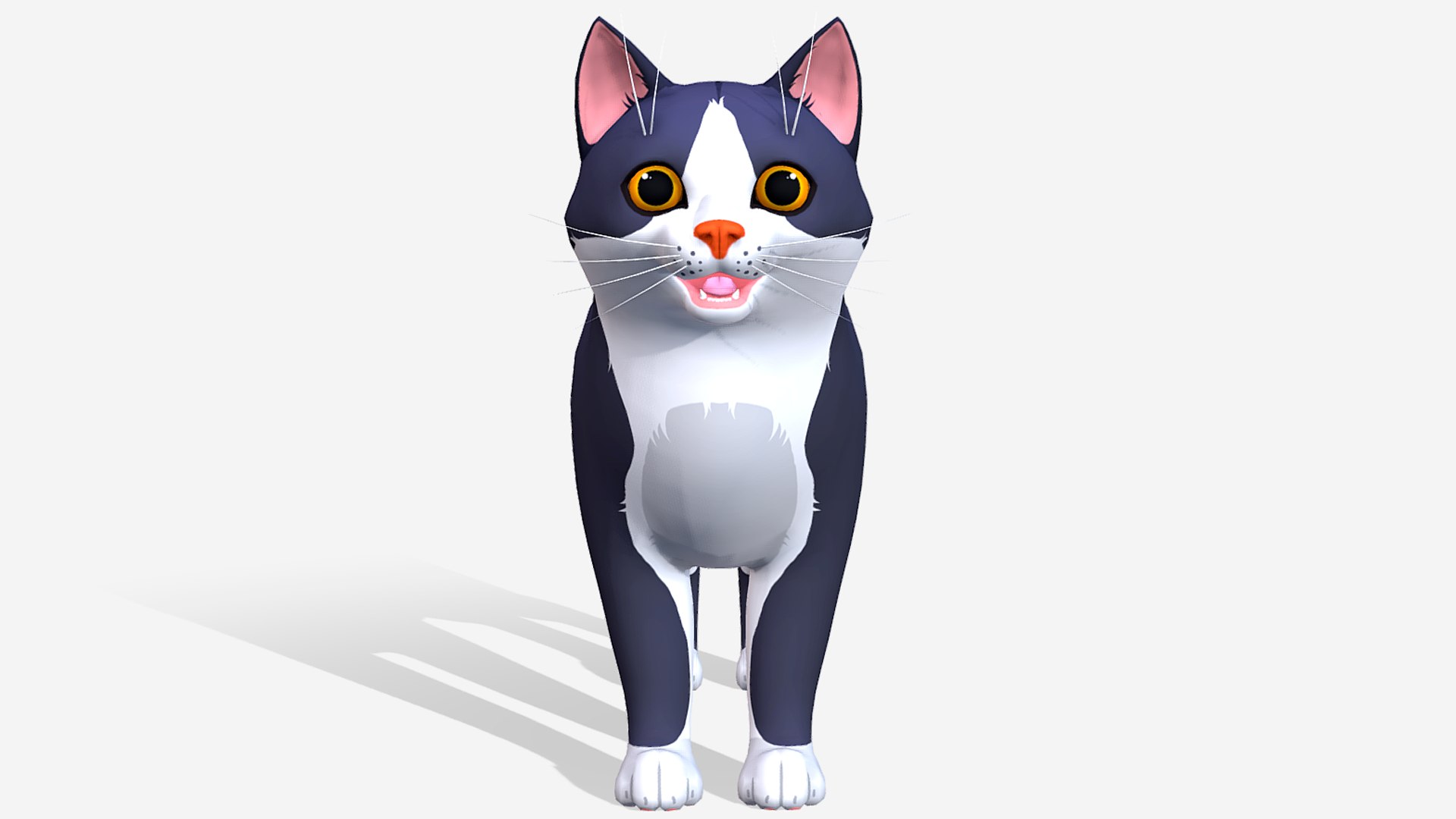 3D Model Cartoon Cats Pack - TurboSquid 2262987