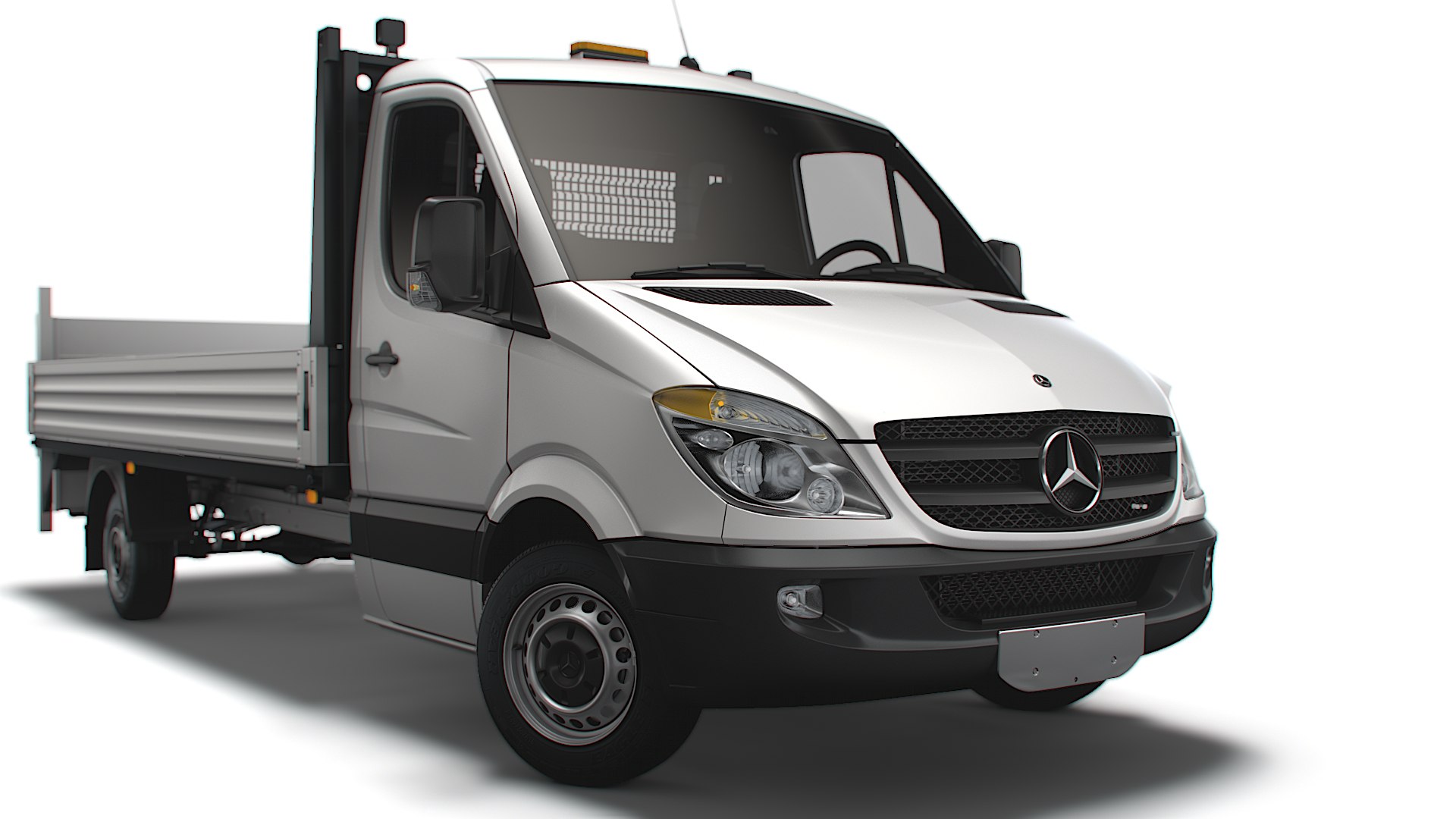 Mercedes Benz Sprinter Dropside Tail Lift 2018 model - TurboSquid 2060851