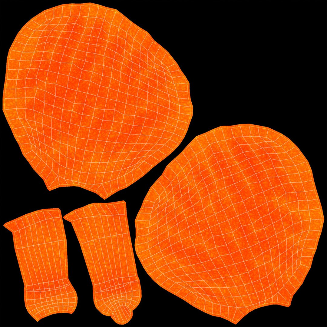 3D Realistic Orange Tree Sponge - TurboSquid 1370151