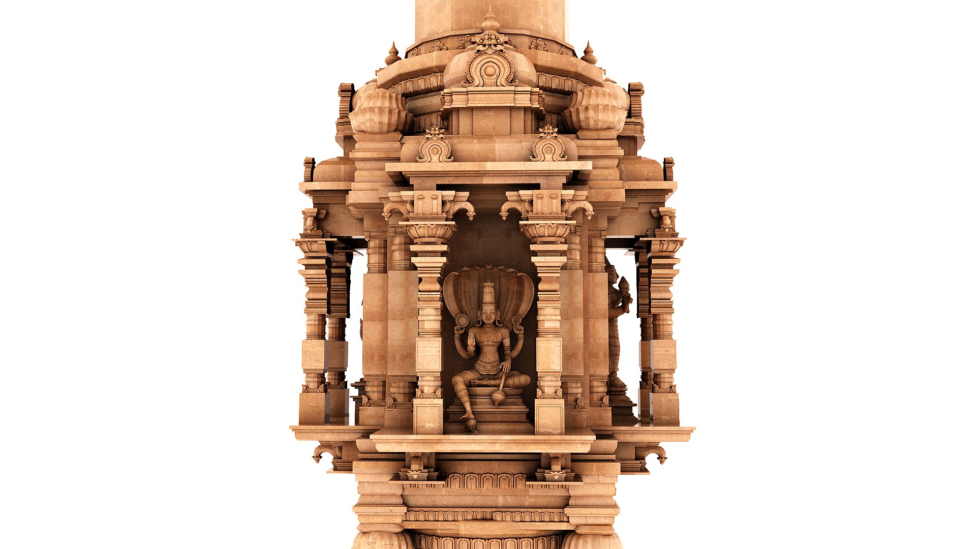 3D Model Temple Pillar - TurboSquid 2181717
