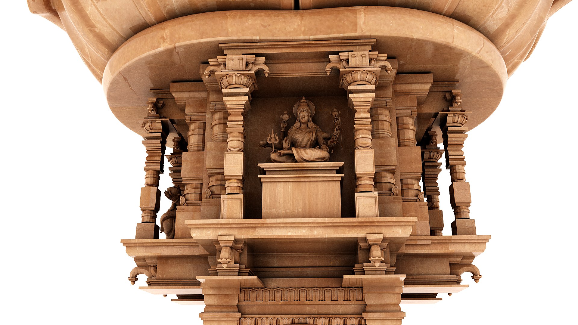3D Model Temple Pillar - TurboSquid 2181717