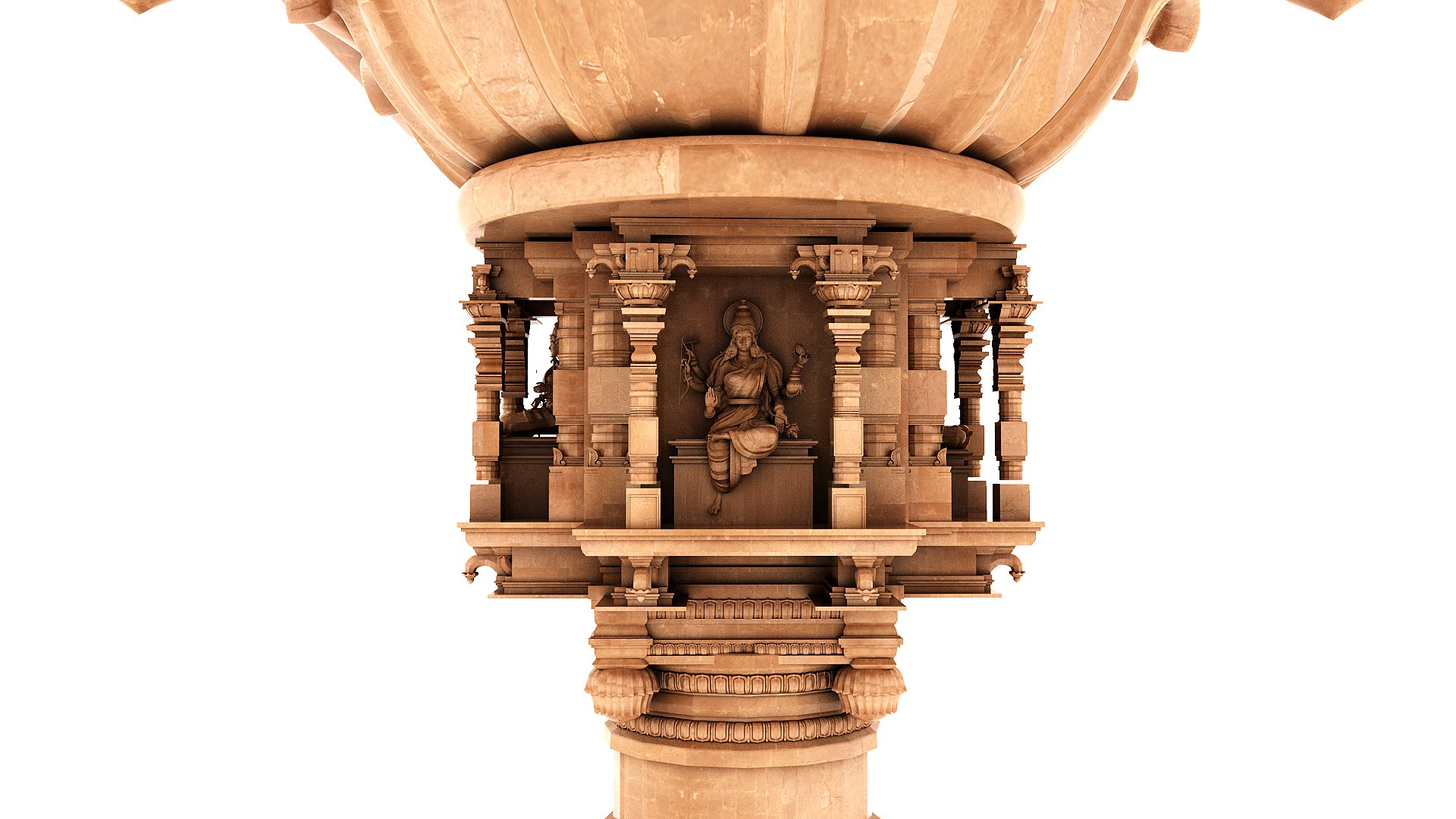 3D Model Temple Pillar - TurboSquid 2181717