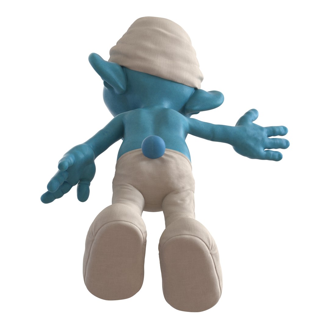smurf pose 3 3d model
