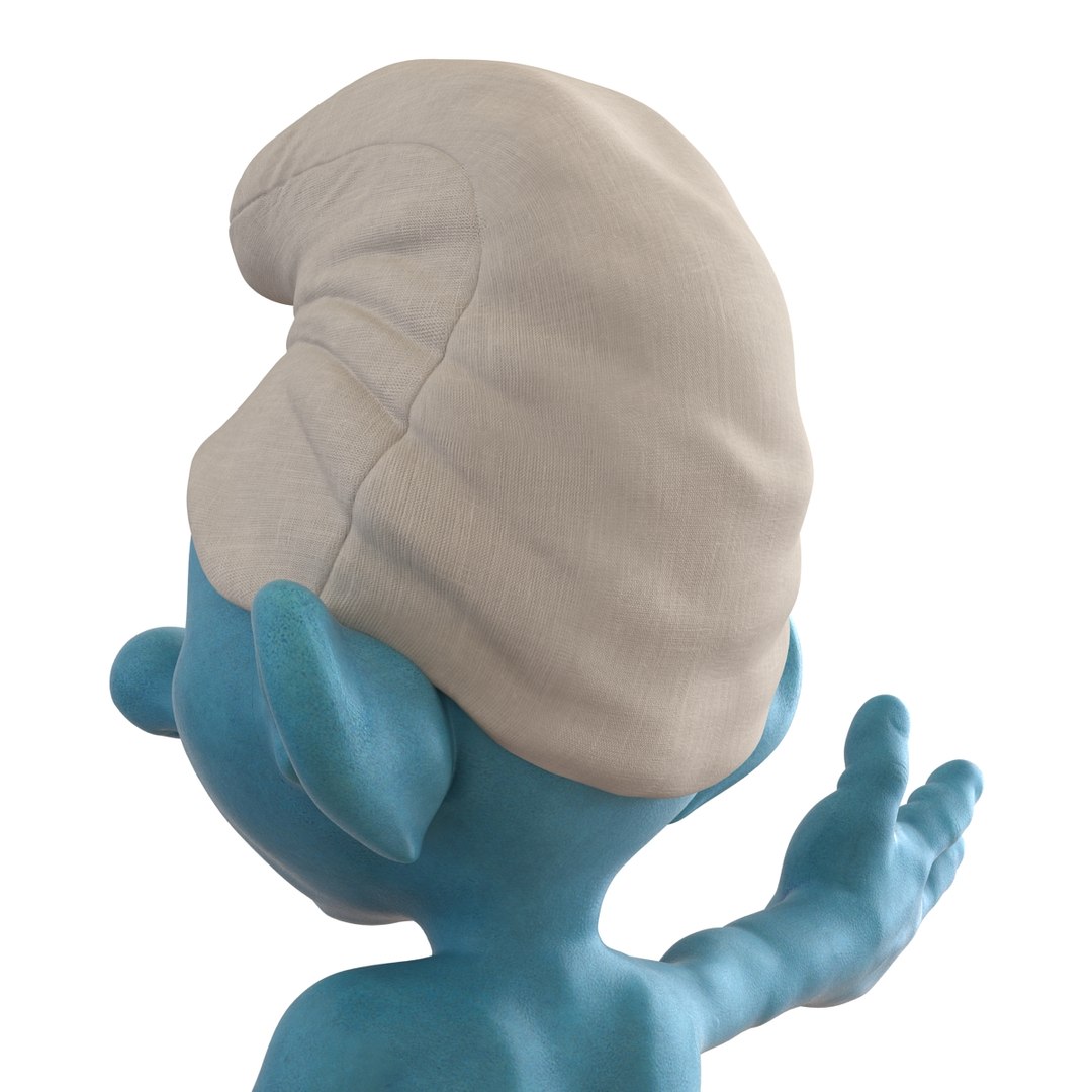 smurf pose 3 3d model