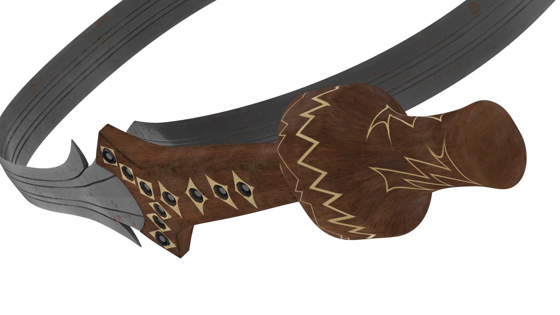 Urumi Sword 3D Model - TurboSquid 1769222