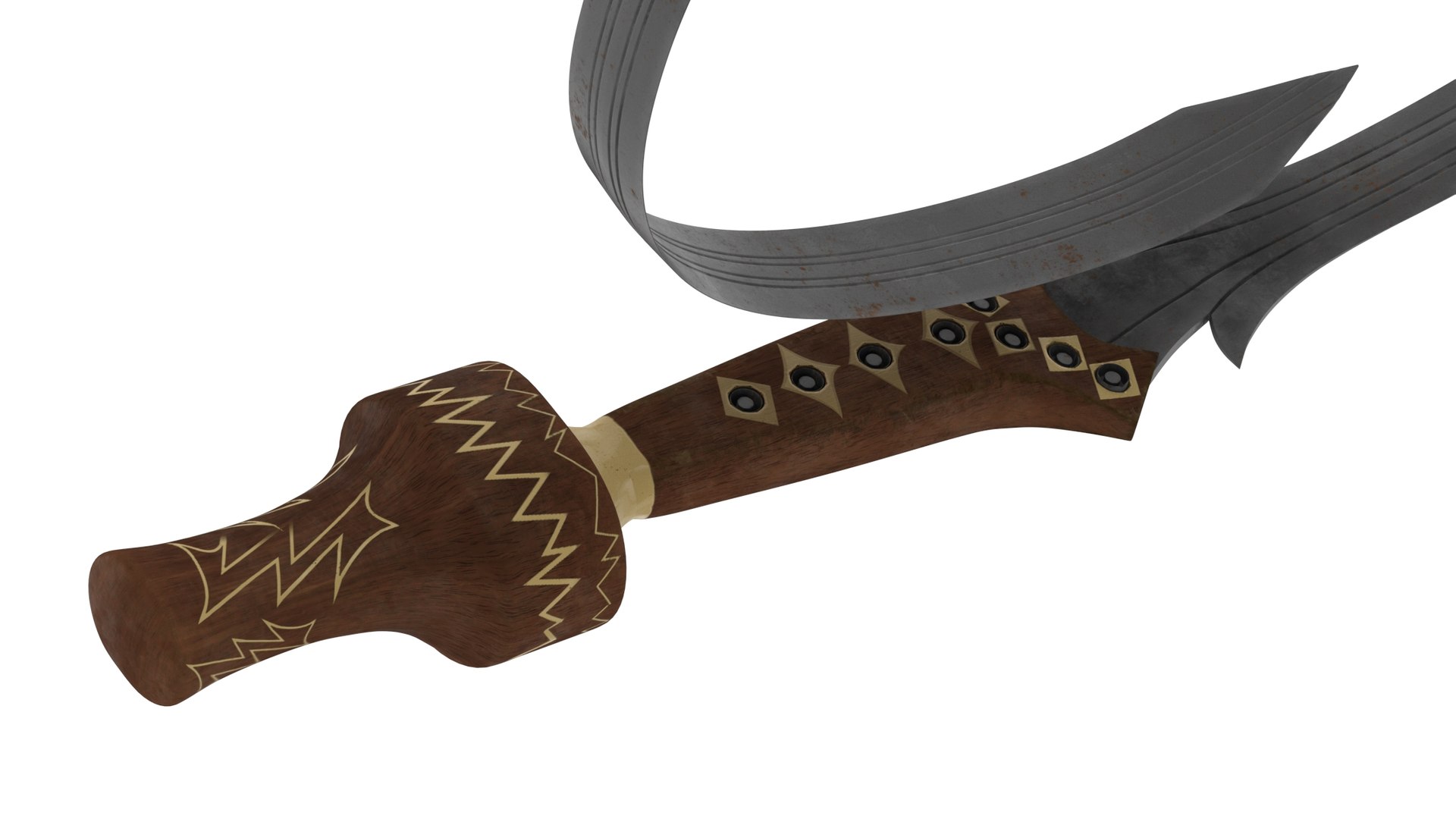 Urumi Sword 3D Model - TurboSquid 1769222