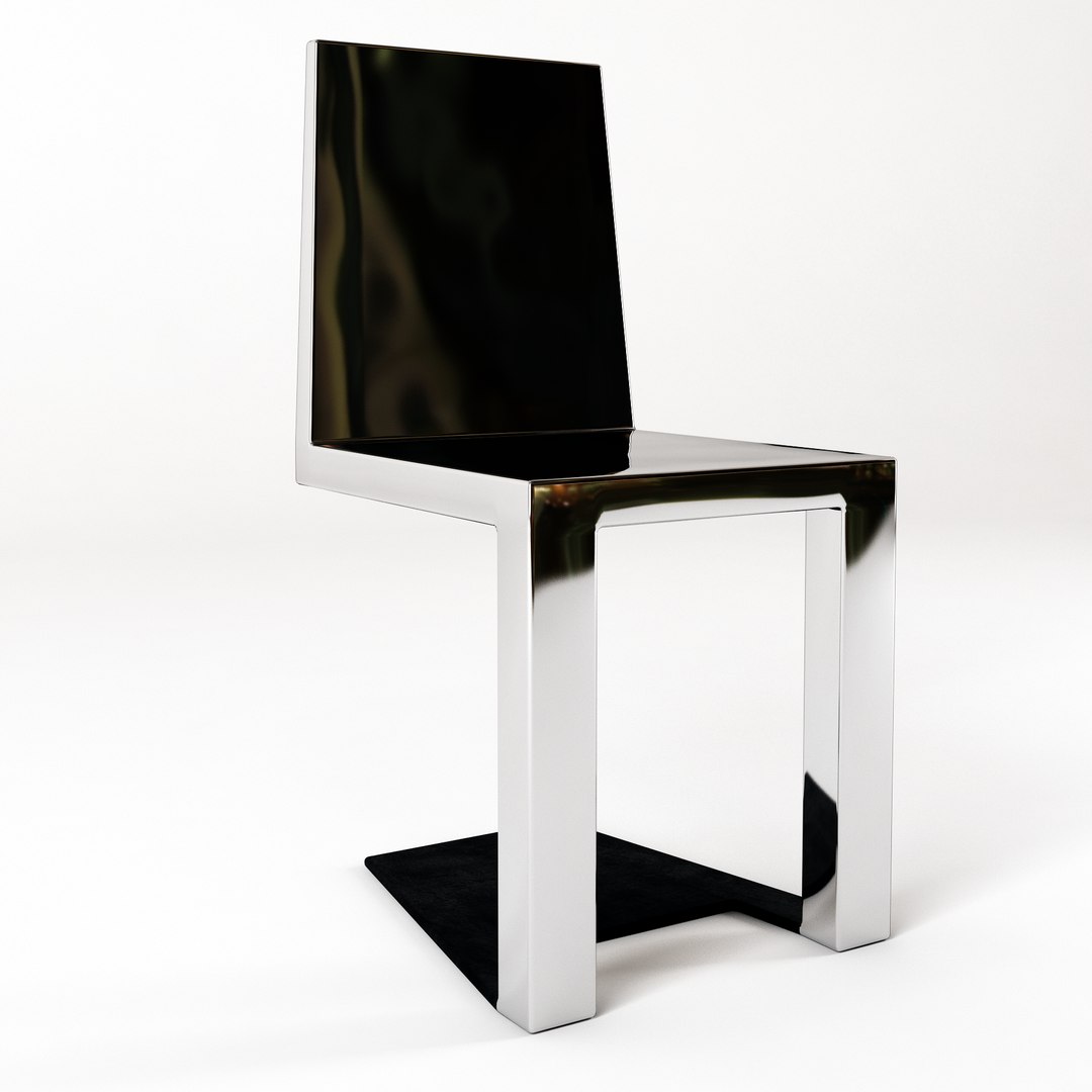 3d Shadow Chair Steel