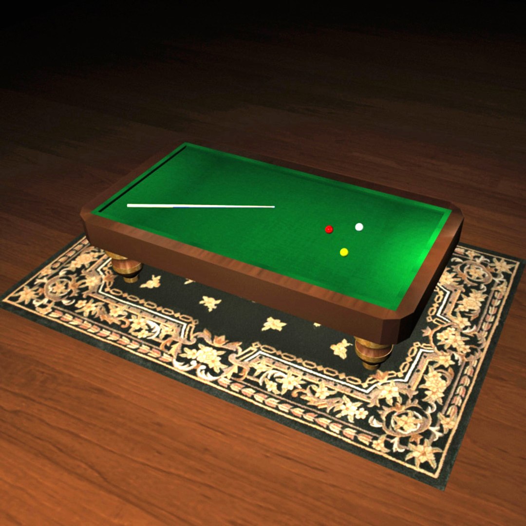 Billiard Table 3d Model