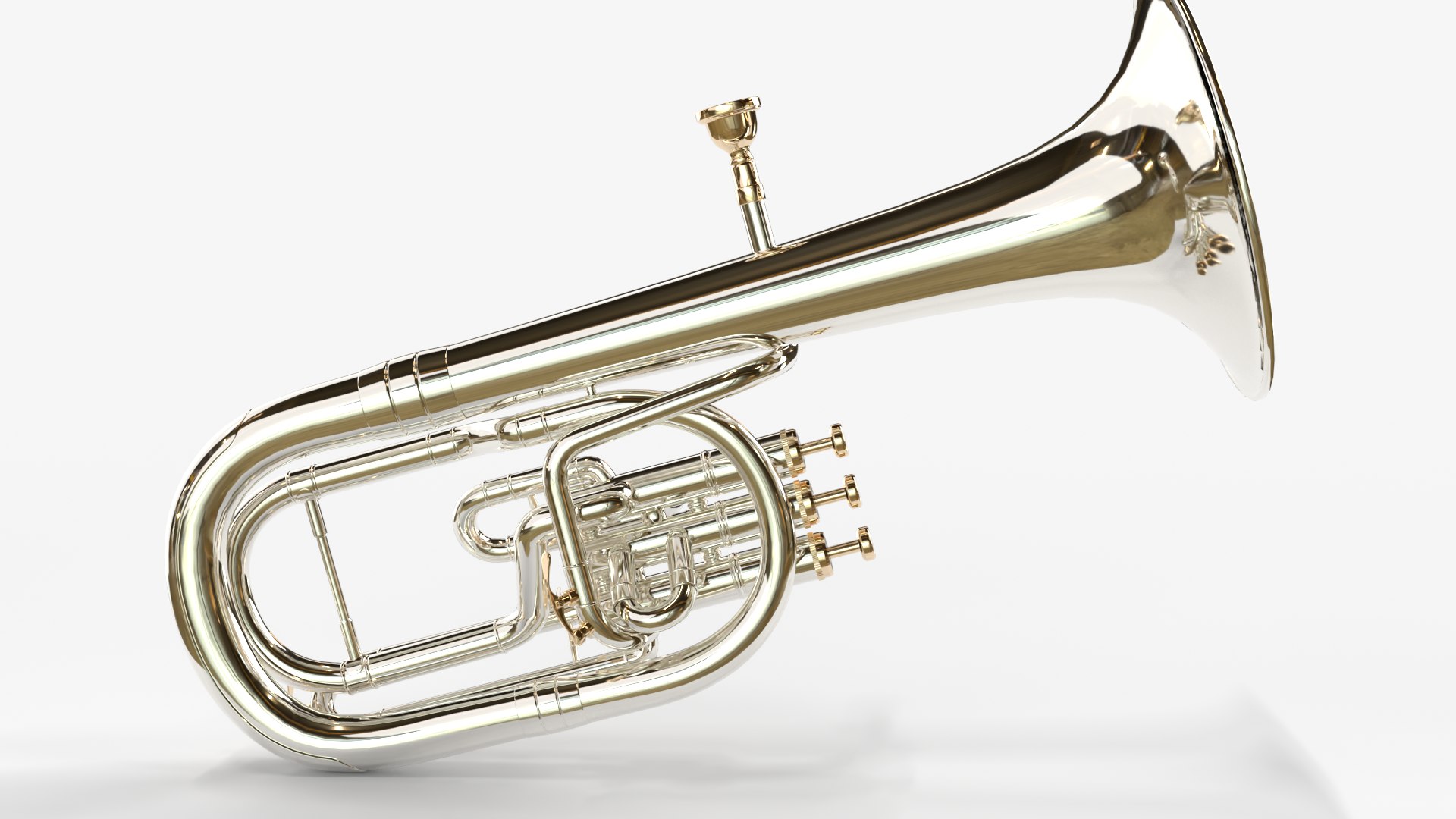 Alto Horn And Tenor Horn Three Types Of Materials Brass Copper And ...