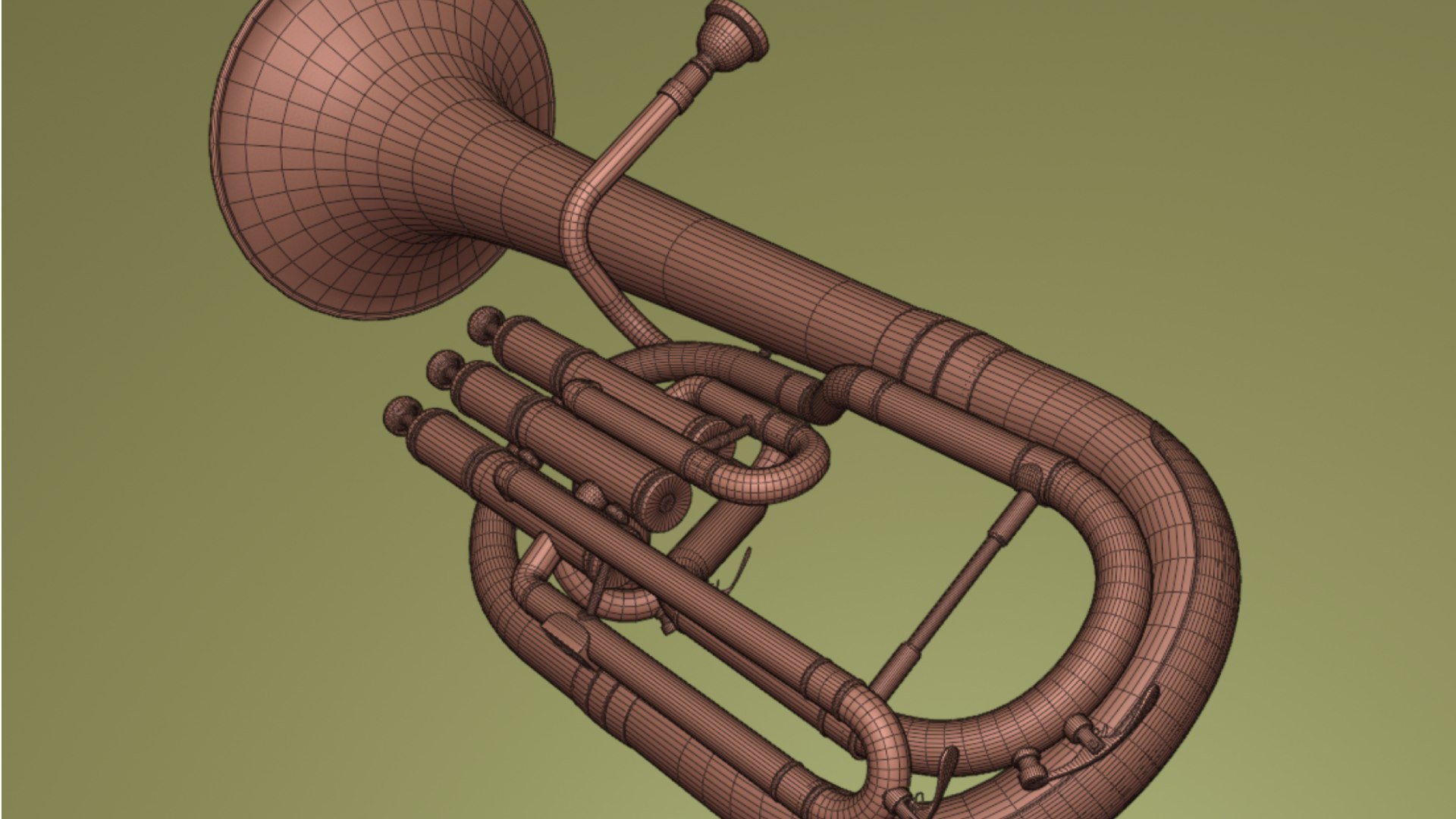 Alto Horn And Tenor Horn Three Types Of Materials Brass Copper And ...