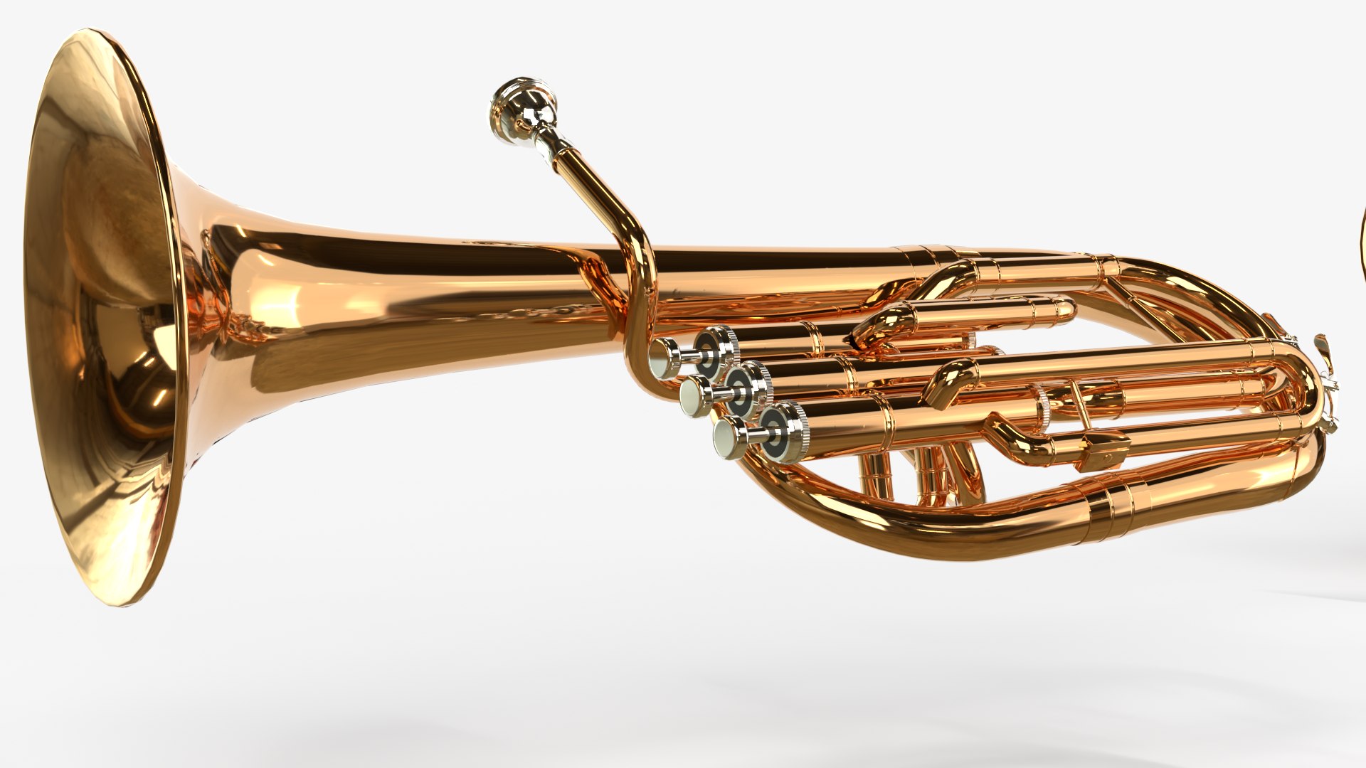 Alto Horn And Tenor Horn Three Types Of Materials Brass Copper And ...