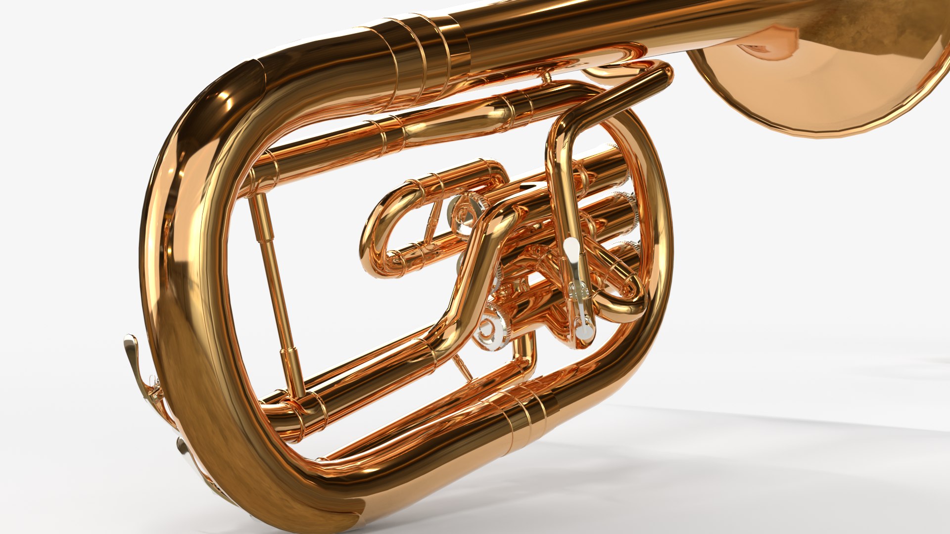 Alto Horn And Tenor Horn Three Types Of Materials Brass Copper And ...