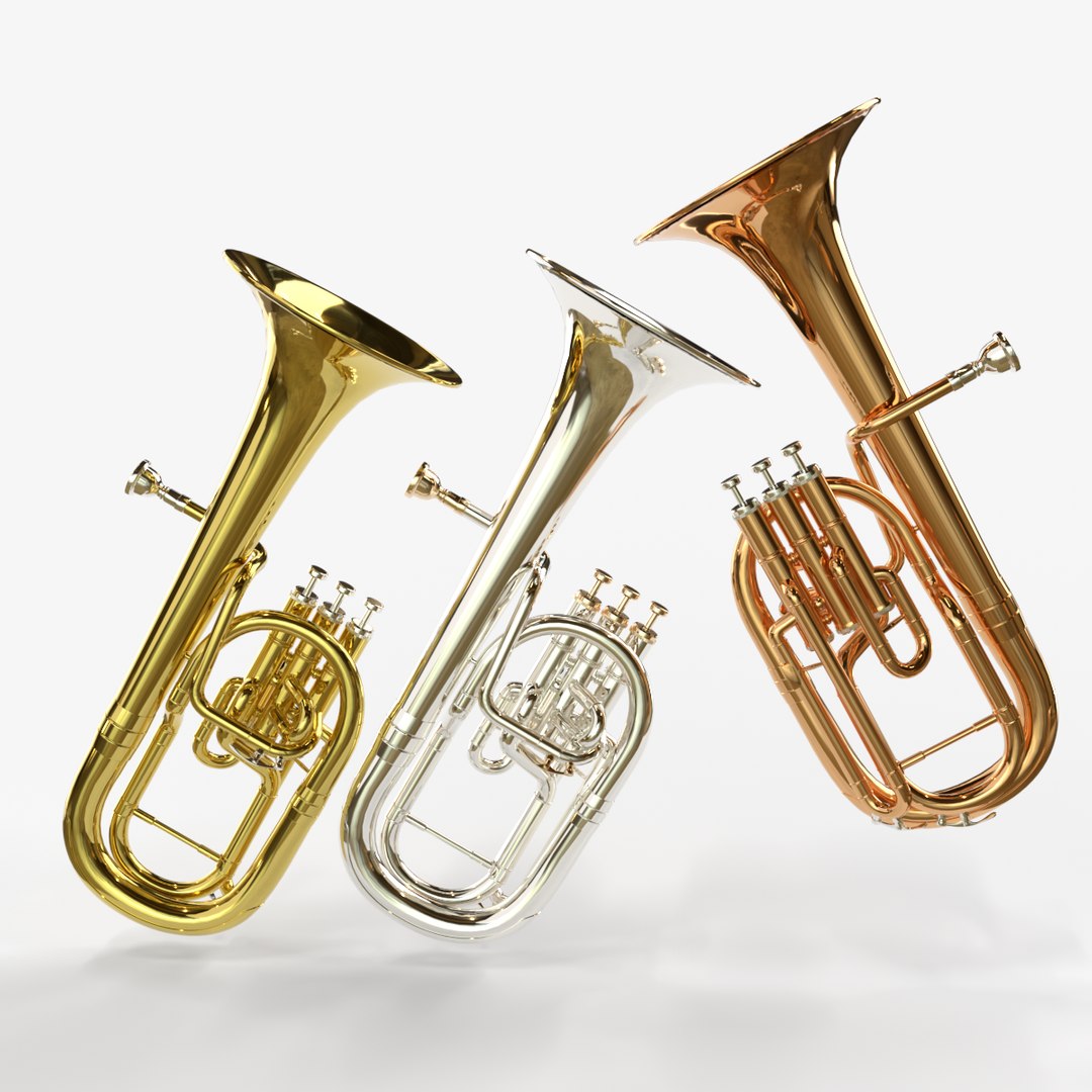 Alto Horn And Tenor Horn Three Types Of Materials Brass Copper And ...