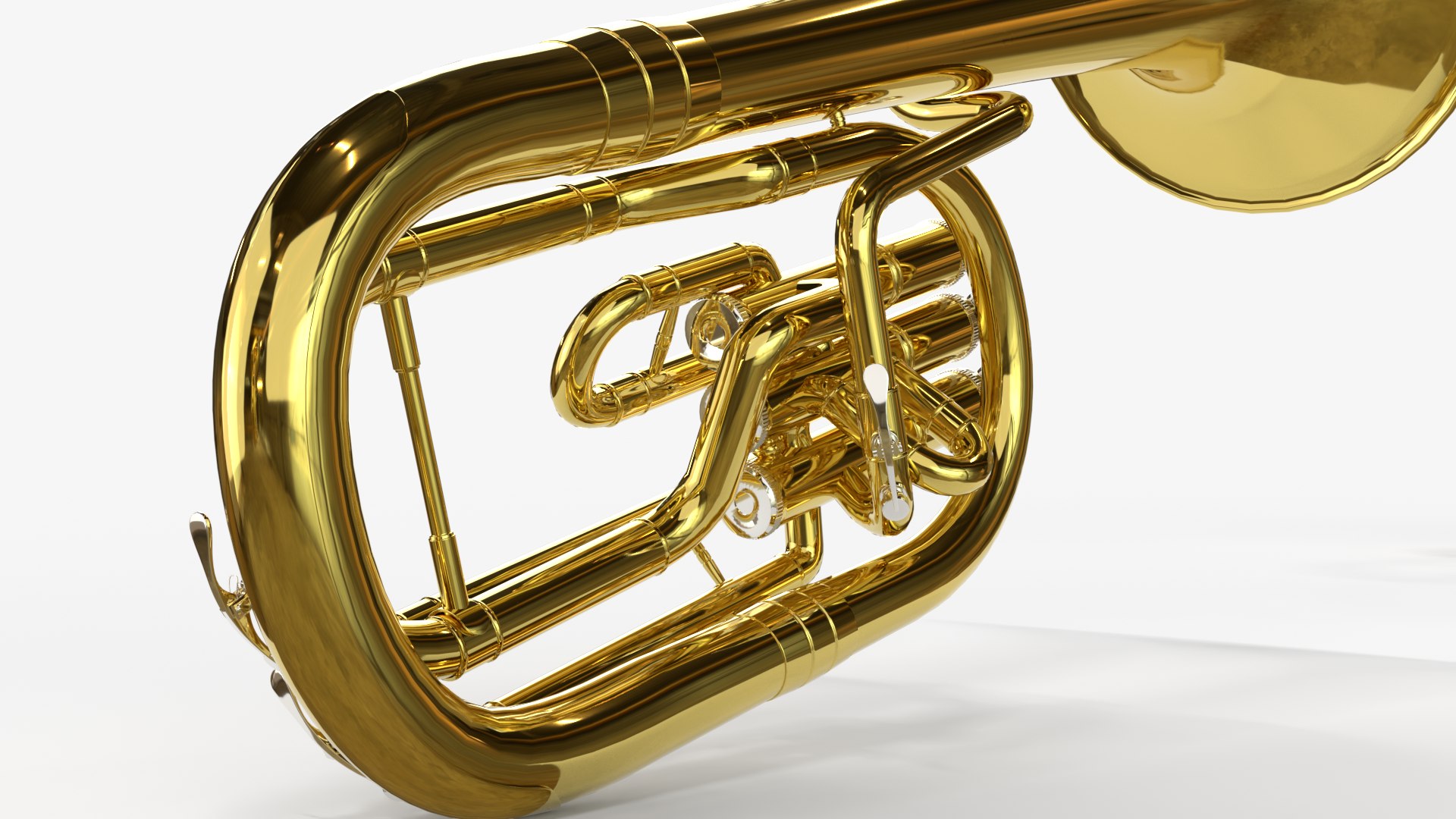 Alto Horn And Tenor Horn Three Types Of Materials Brass Copper And ...
