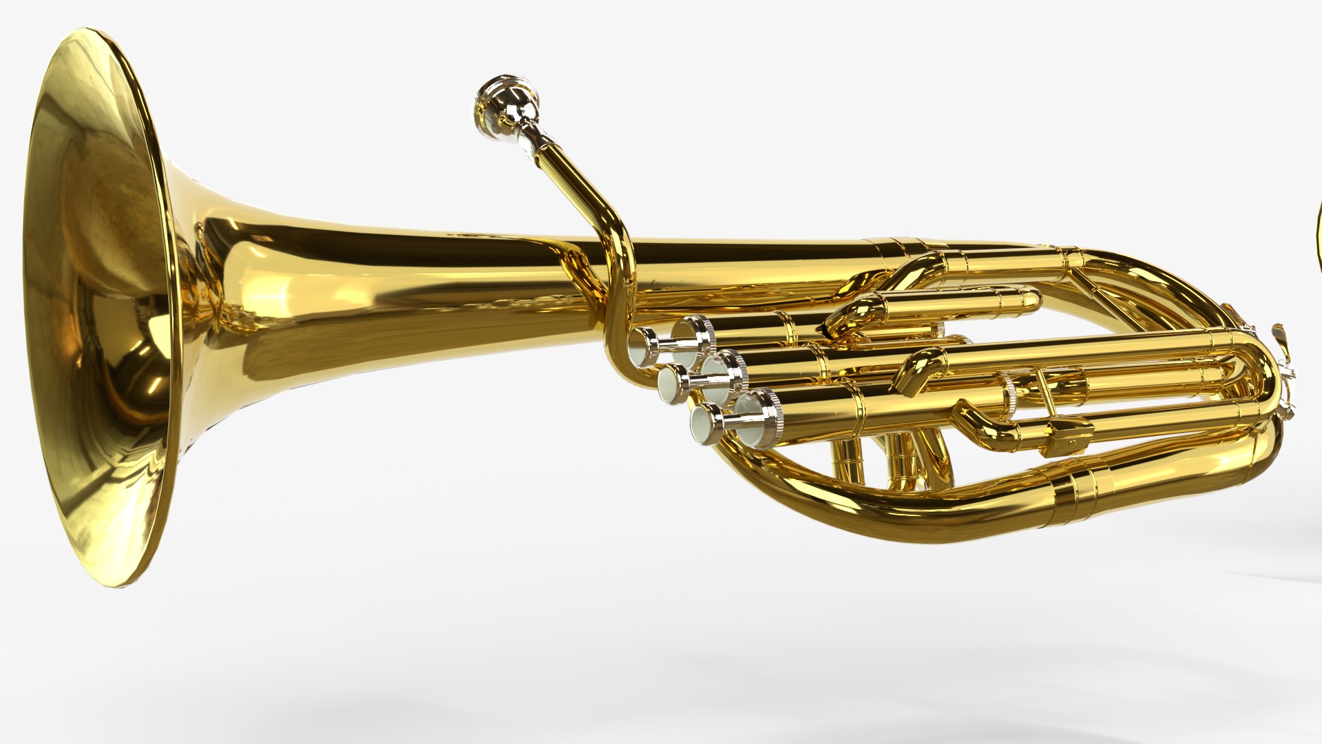 Alto Horn And Tenor Horn Three Types Of Materials Brass Copper And ...