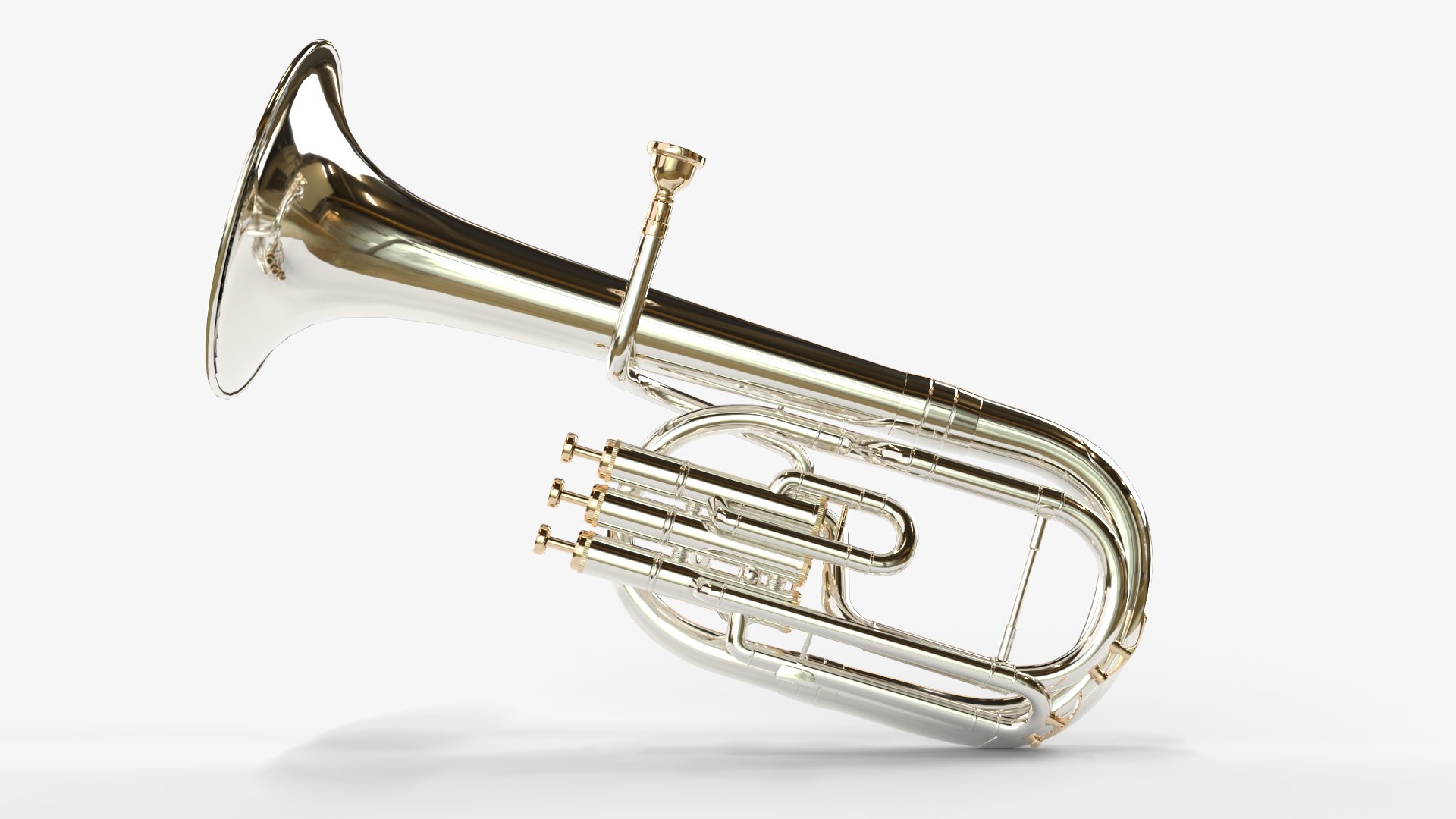 Alto Horn And Tenor Horn Three Types Of Materials Brass Copper And ...