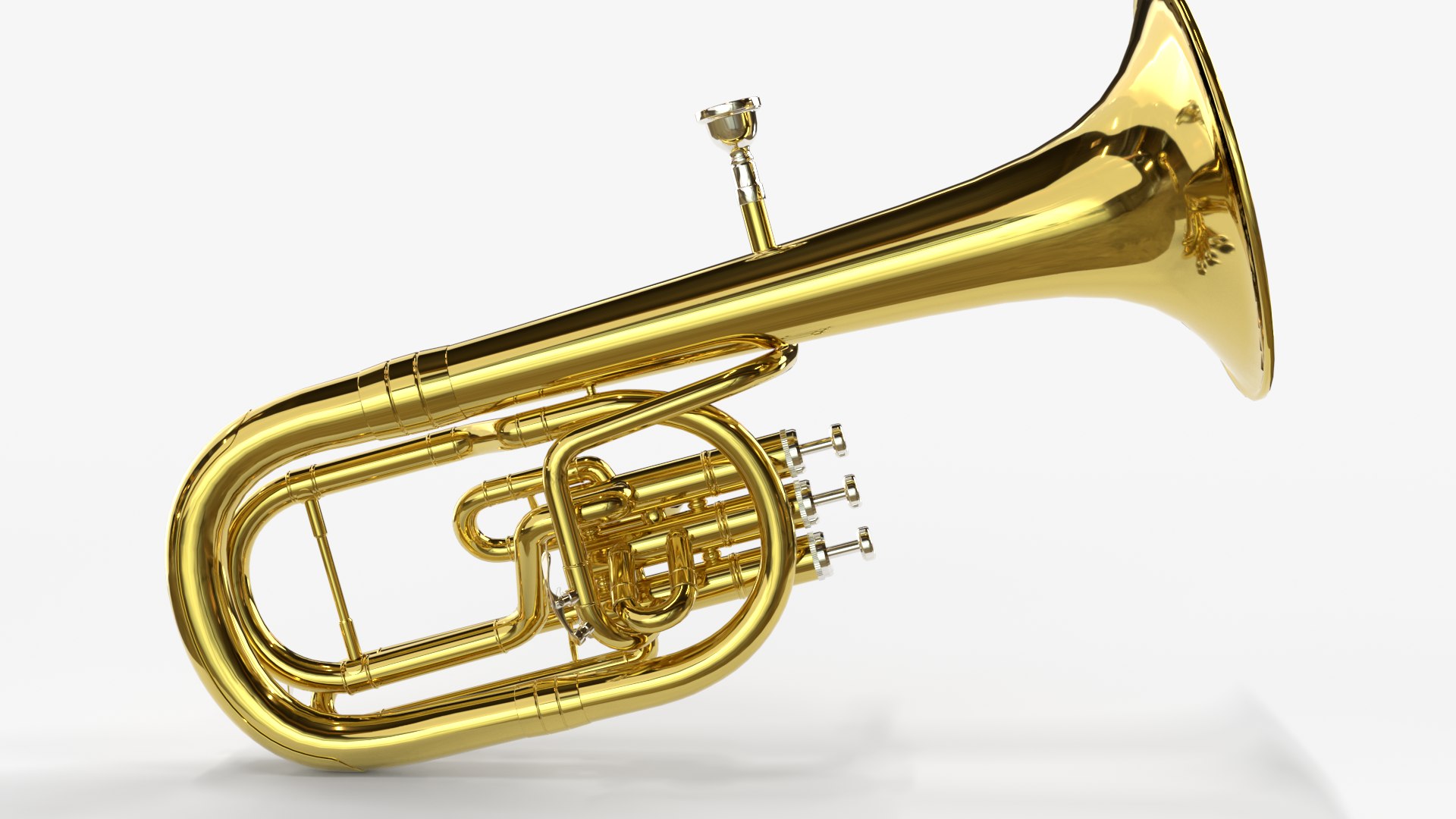 Alto Horn And Tenor Horn Three Types Of Materials Brass Copper And ...