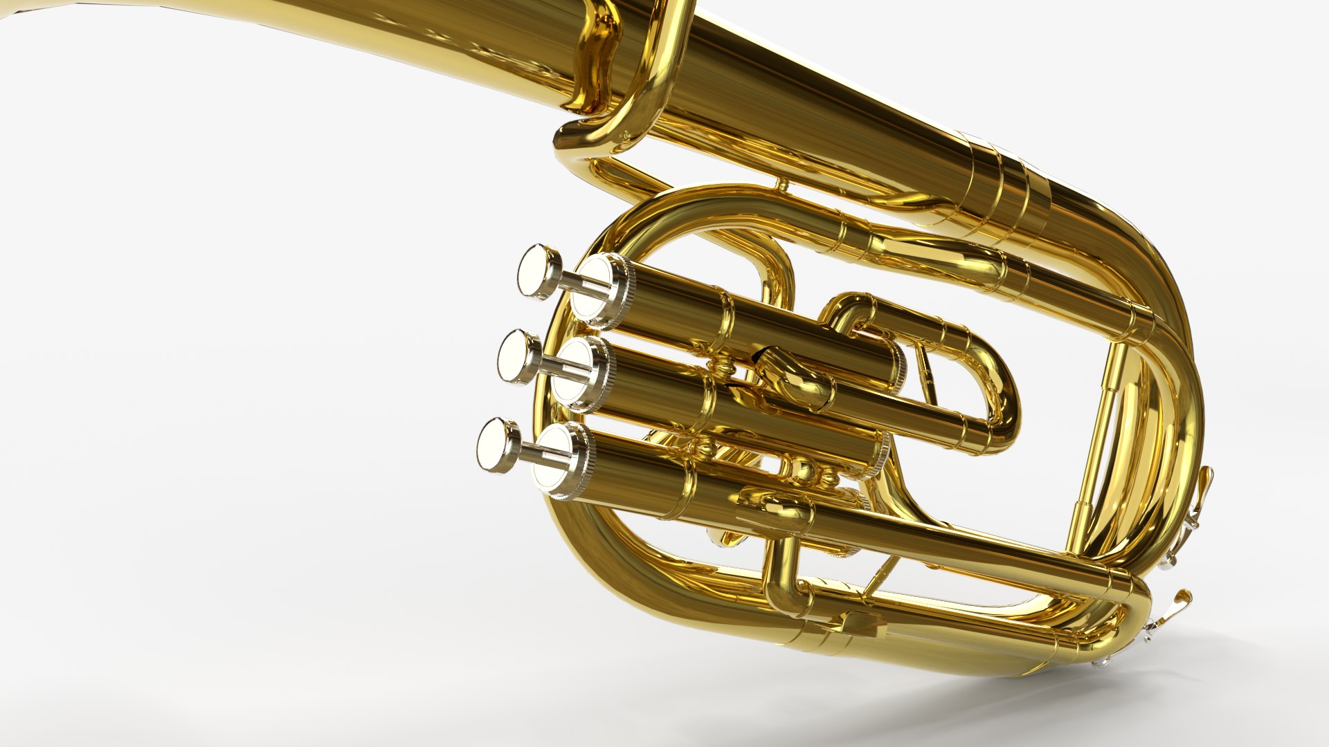 Alto Horn And Tenor Horn Three Types Of Materials Brass Copper And ...