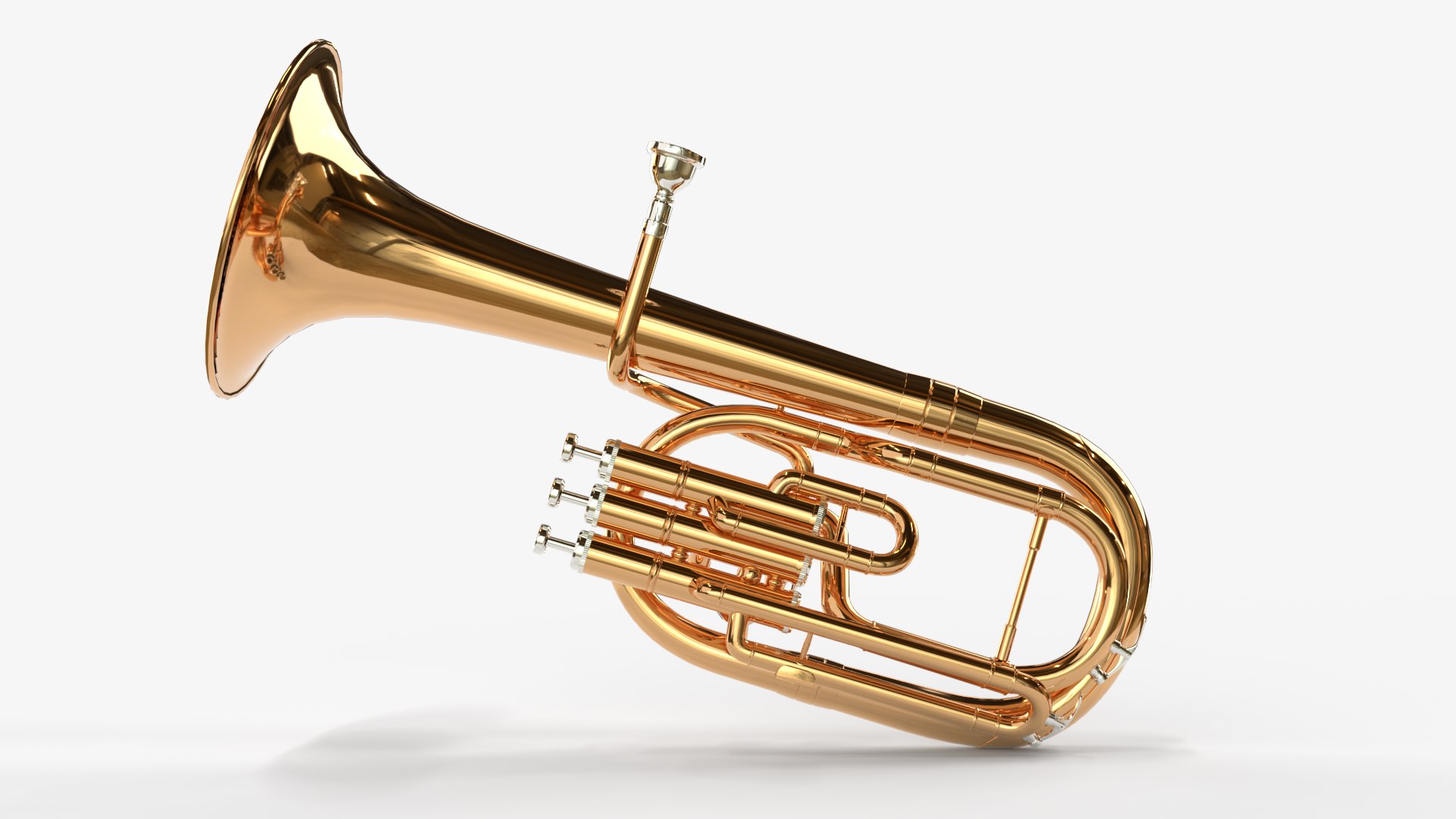 Alto Horn And Tenor Horn Three Types Of Materials Brass Copper And ...