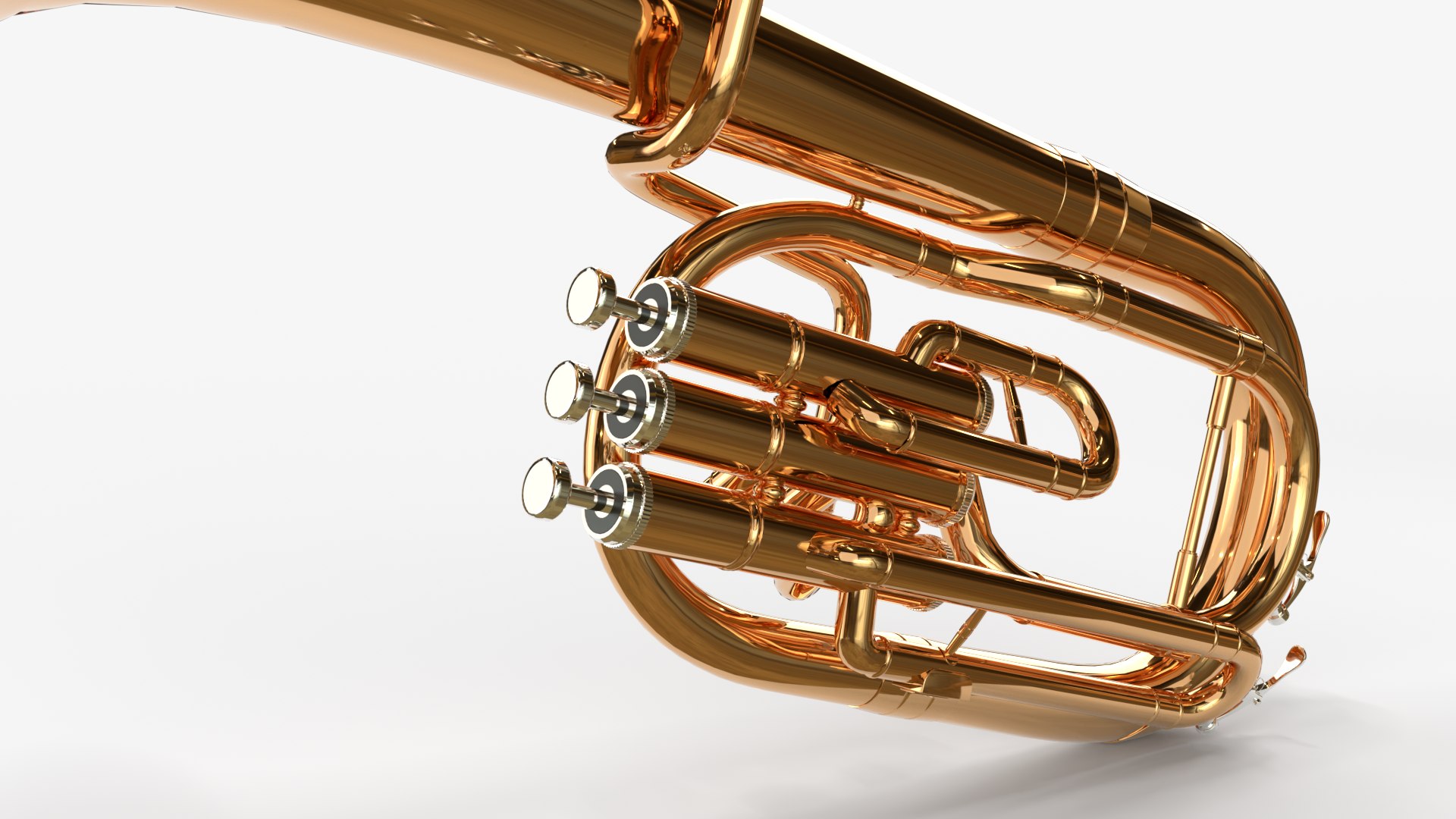 Alto Horn And Tenor Horn Three Types Of Materials Brass Copper And ...