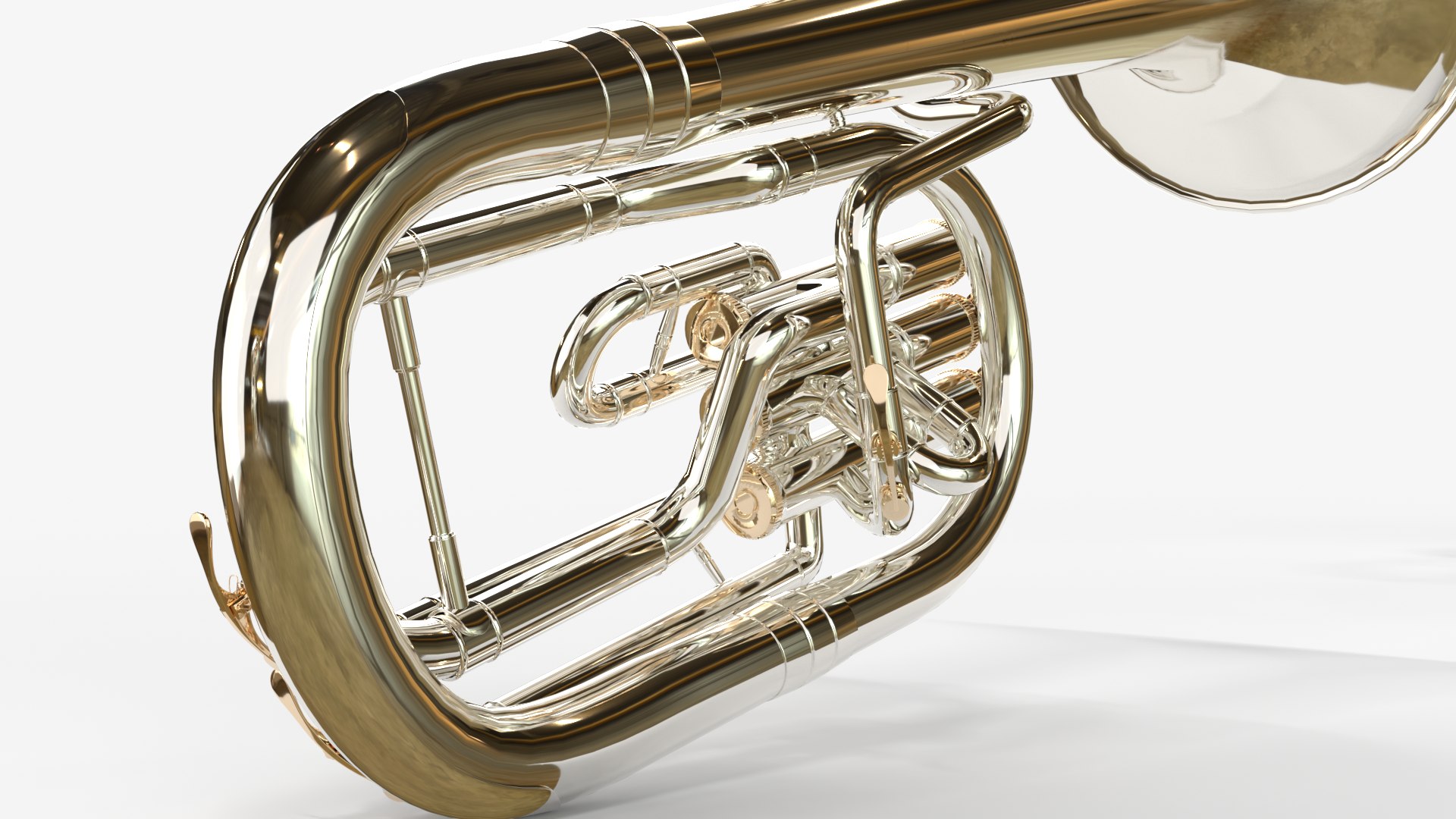 Alto Horn And Tenor Horn Three Types Of Materials Brass Copper And ...