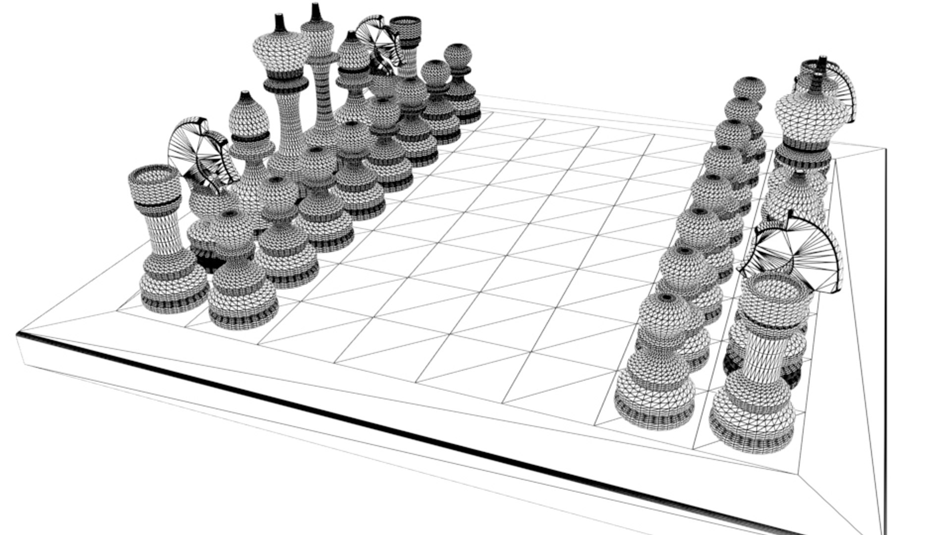 Free 3D Chess Set Complete - TurboSquid 1408325