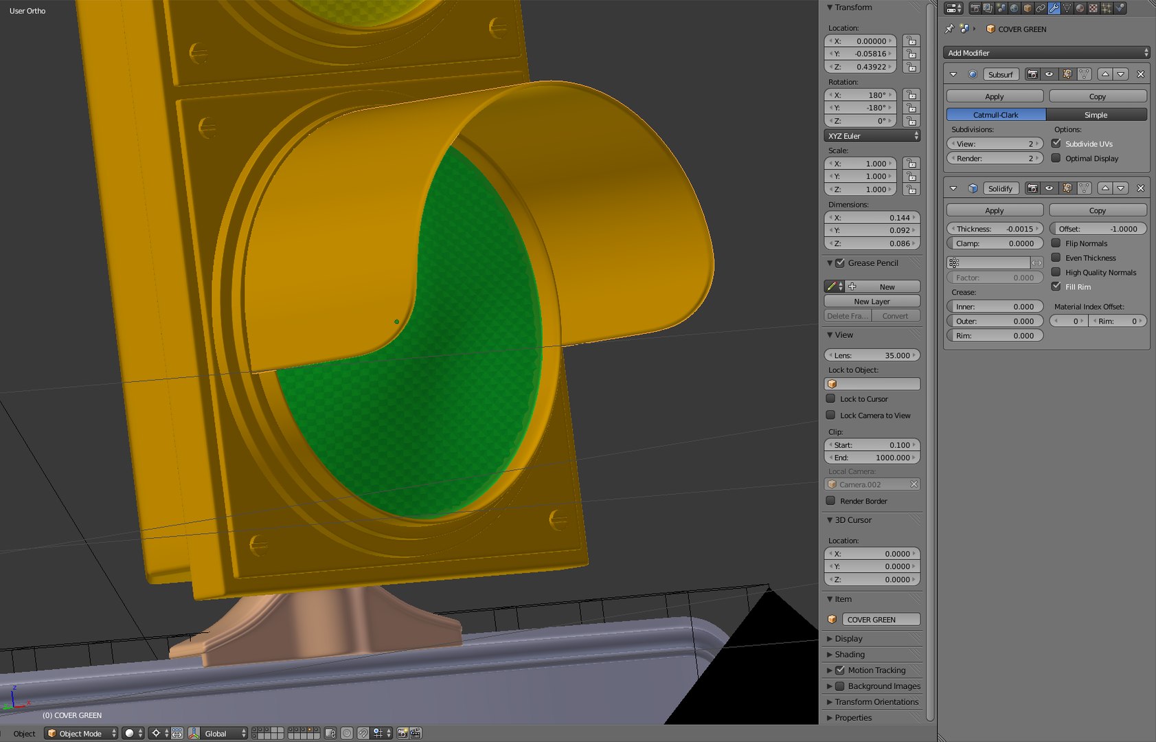Light Sign Traffic 3D Model - TurboSquid 1348730