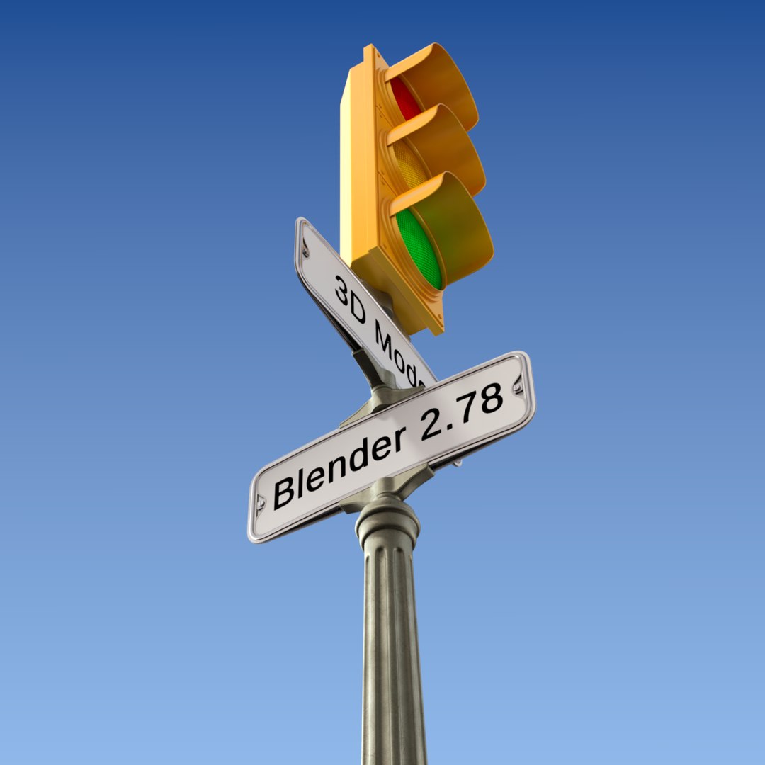 Light Sign Traffic 3D Model - TurboSquid 1348730