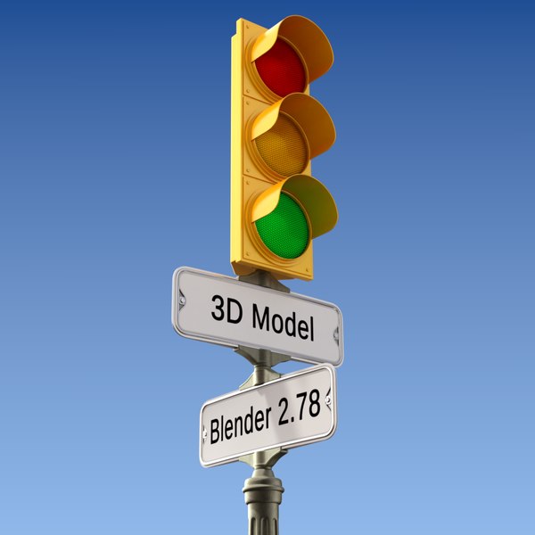 Stop Light Blender Models for Download | TurboSquid