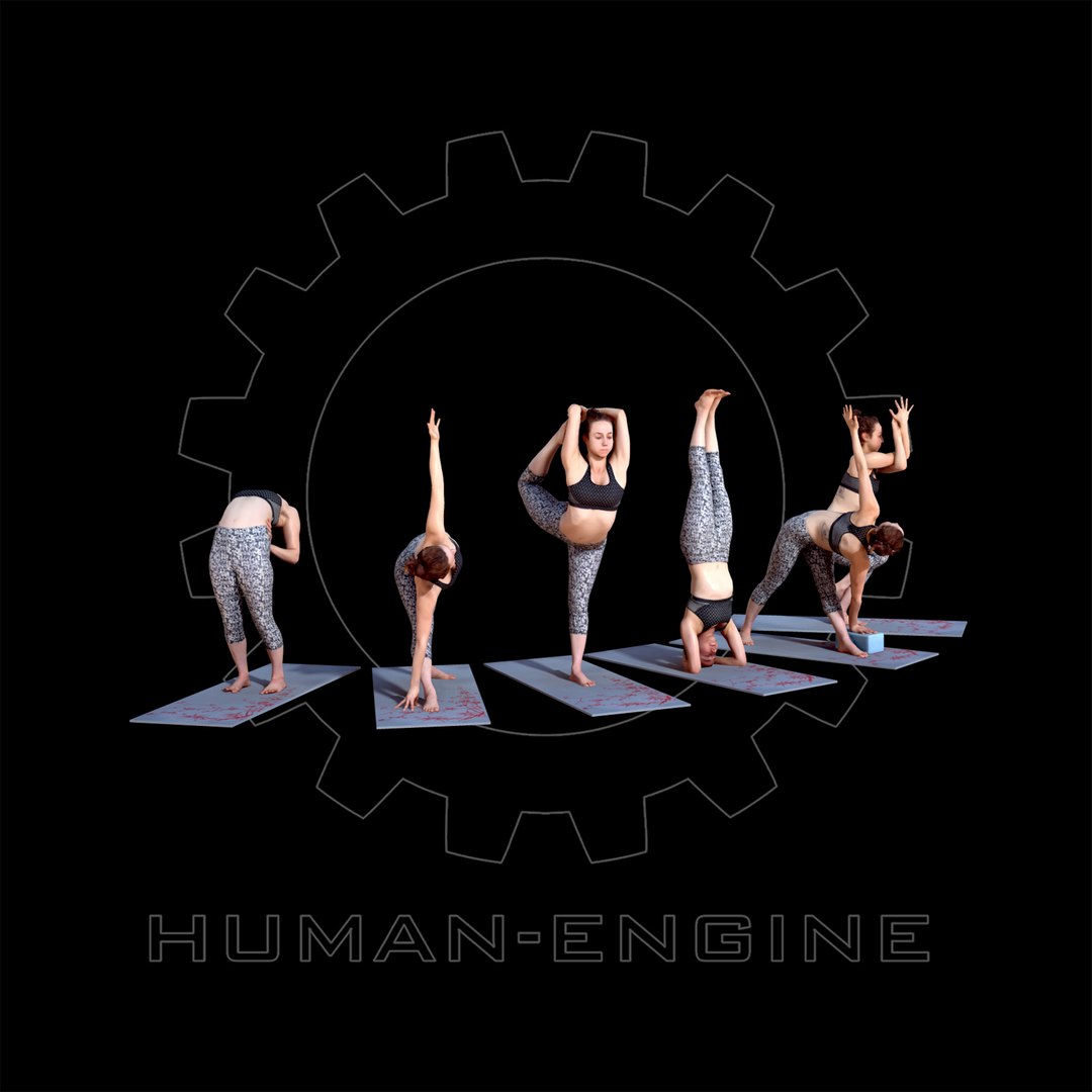 Yoga Poses Reference 3D Model - TurboSquid 1279561