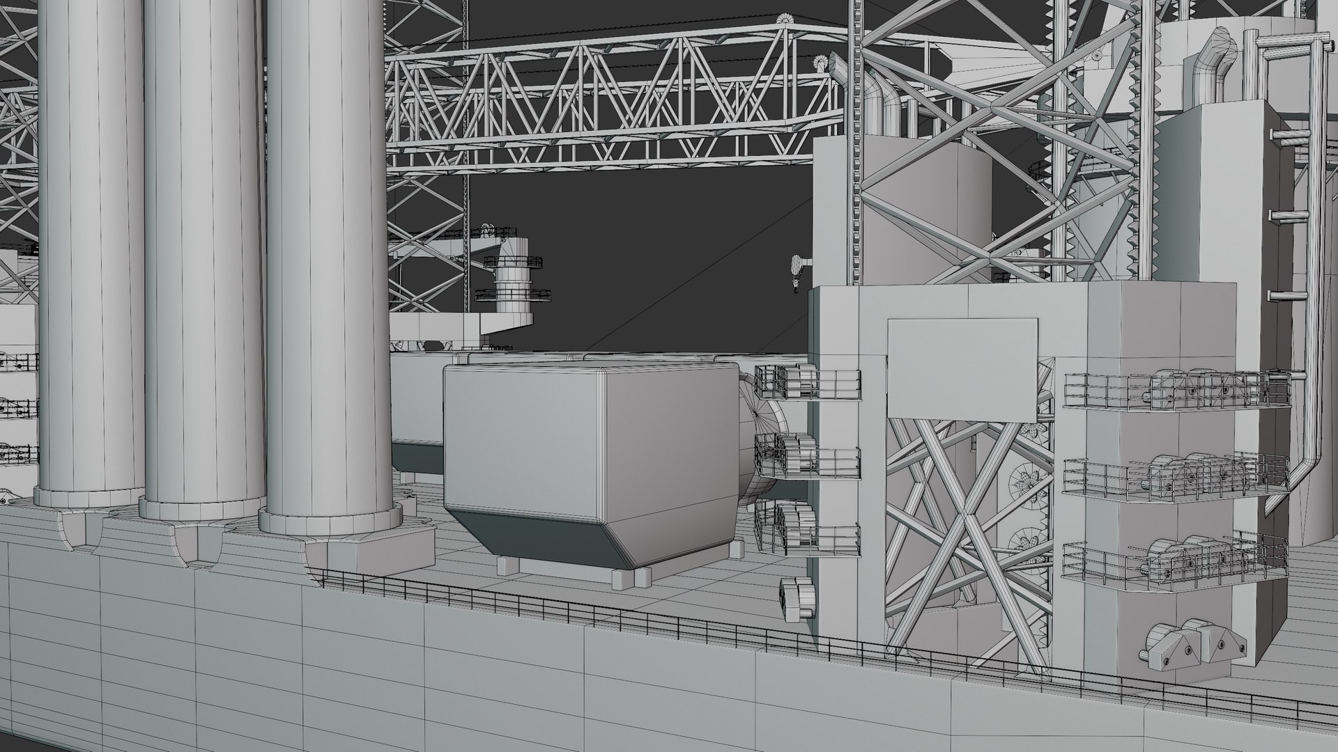 3D Model Offshore Wind Turbine Vessel - TurboSquid 2272370