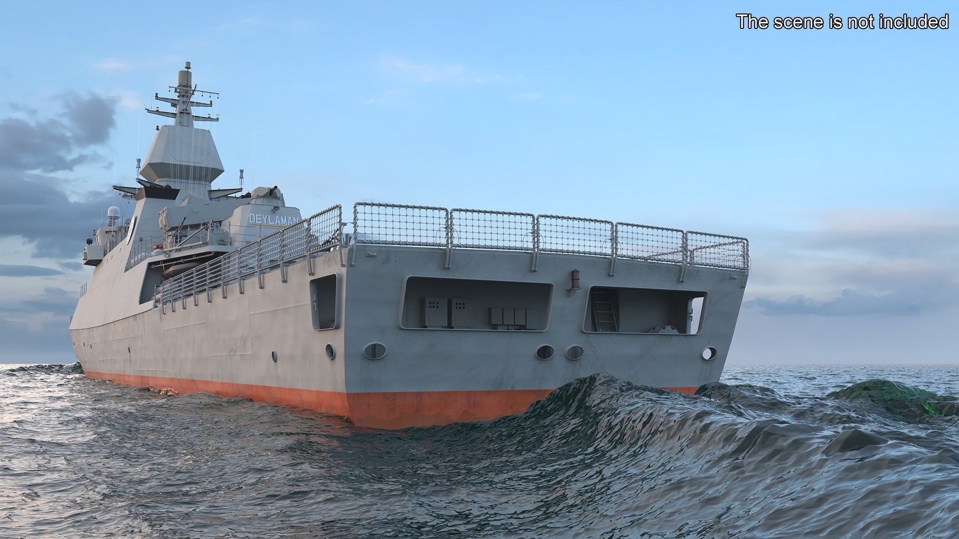 Iranian Destroyer Deylaman Rigged Model - TurboSquid 2325624