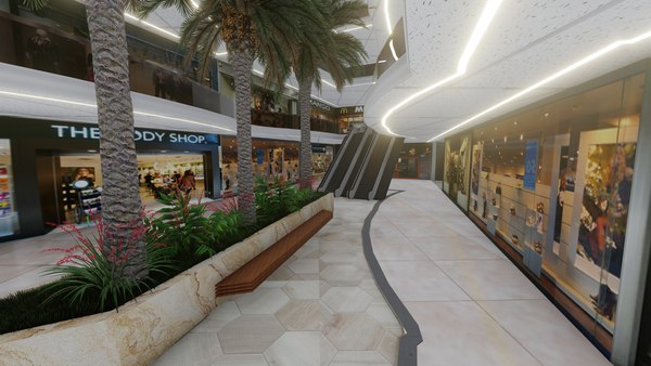 Mall shopping model - TurboSquid 1667177