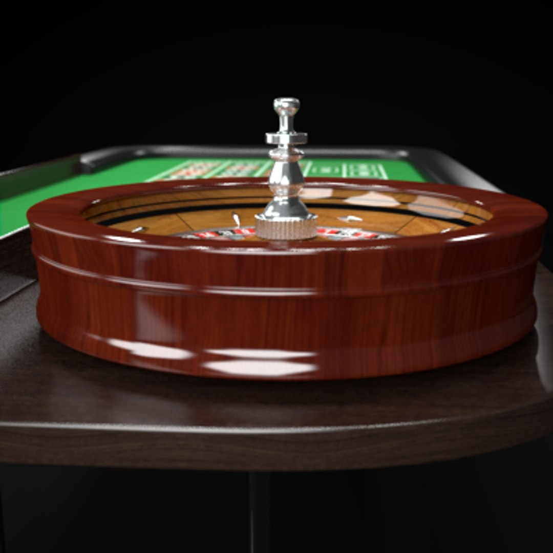 Roulette Table 3d Model