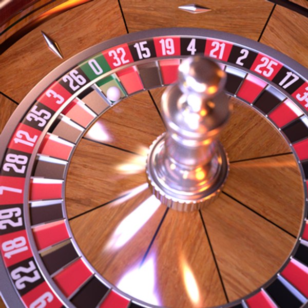 roulette table 3d model