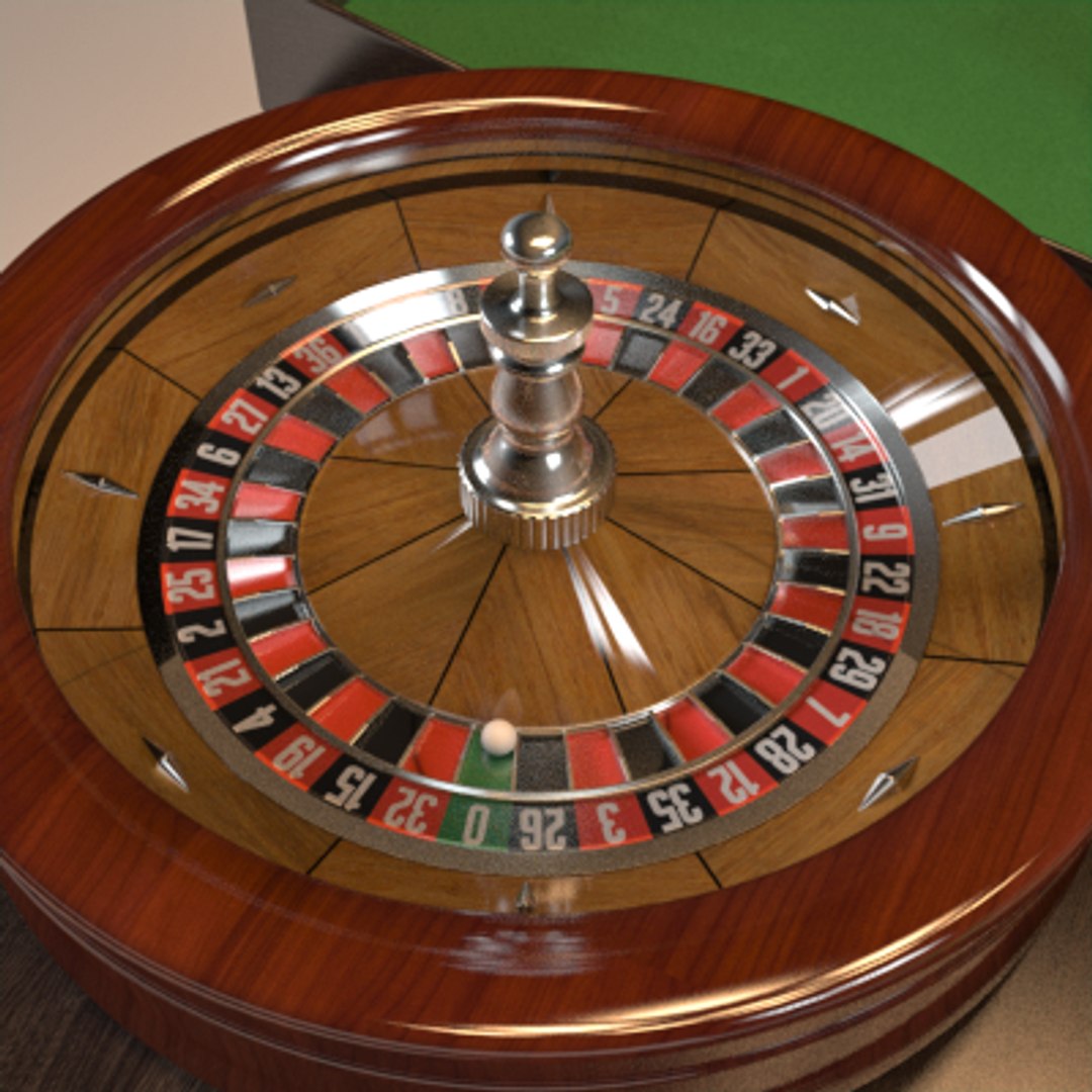 Roulette Table 3d Model