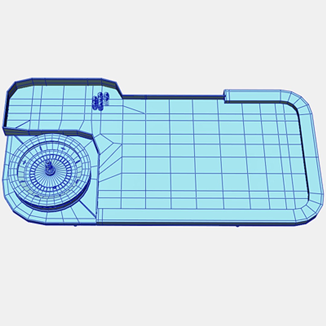 Roulette Table 3d Model