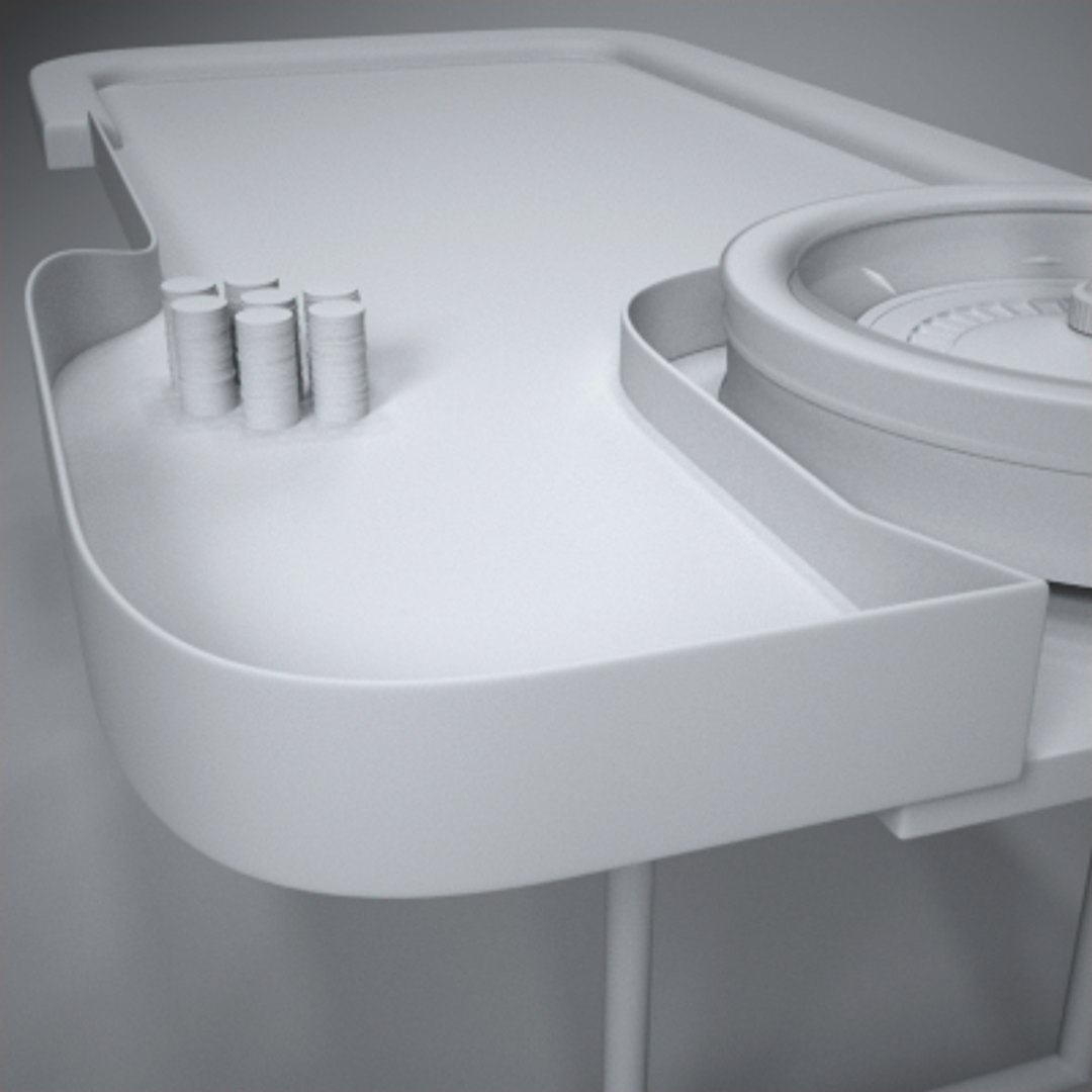 Roulette Table 3d Model