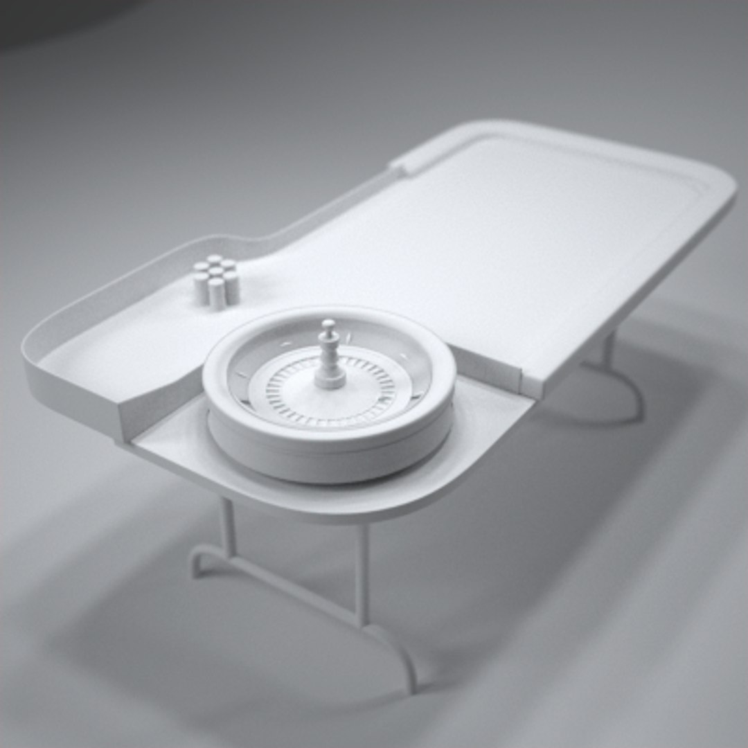 Roulette Table 3d Model