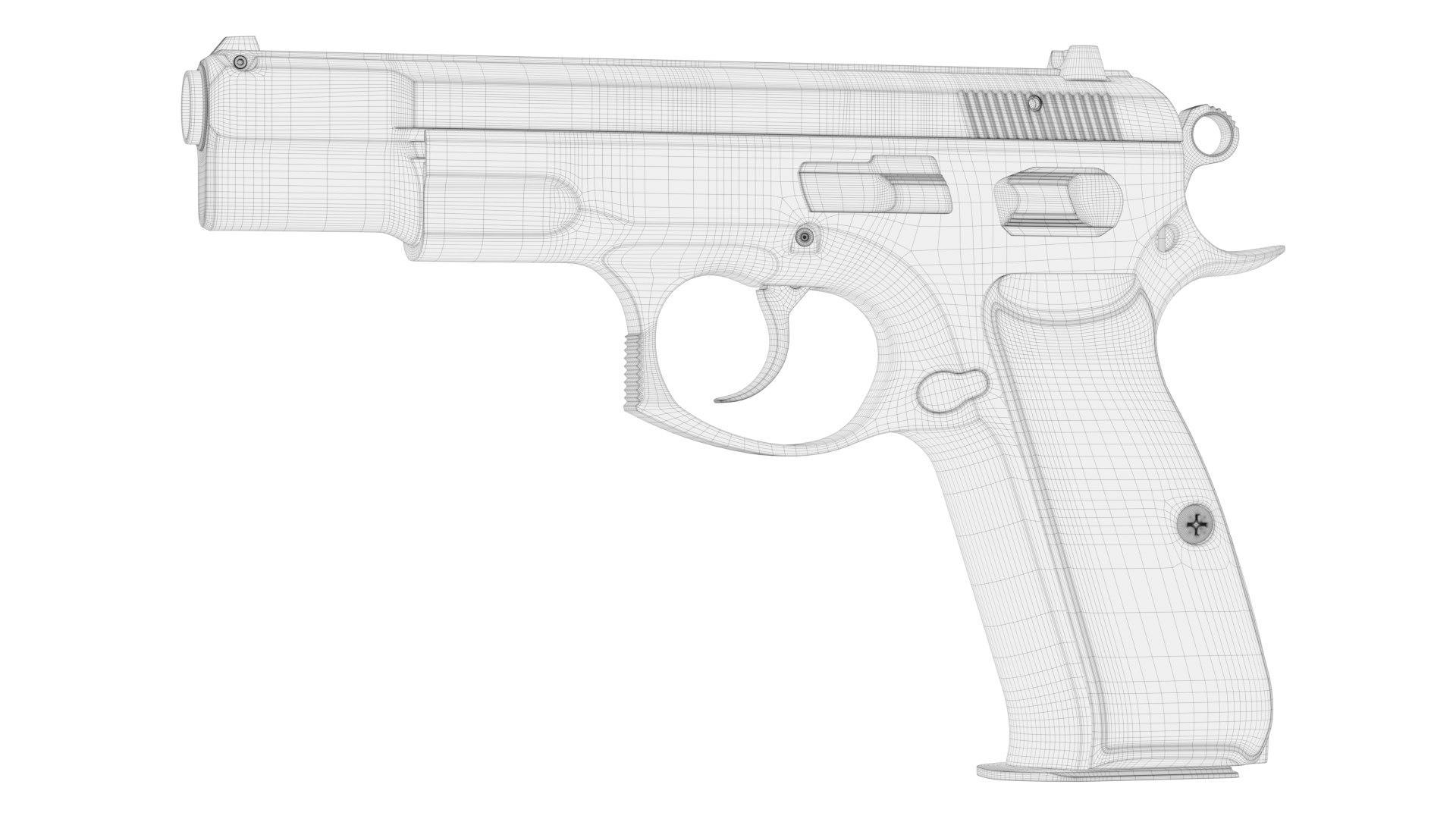 3D CZ 75 Custom Model - TurboSquid 1961424
