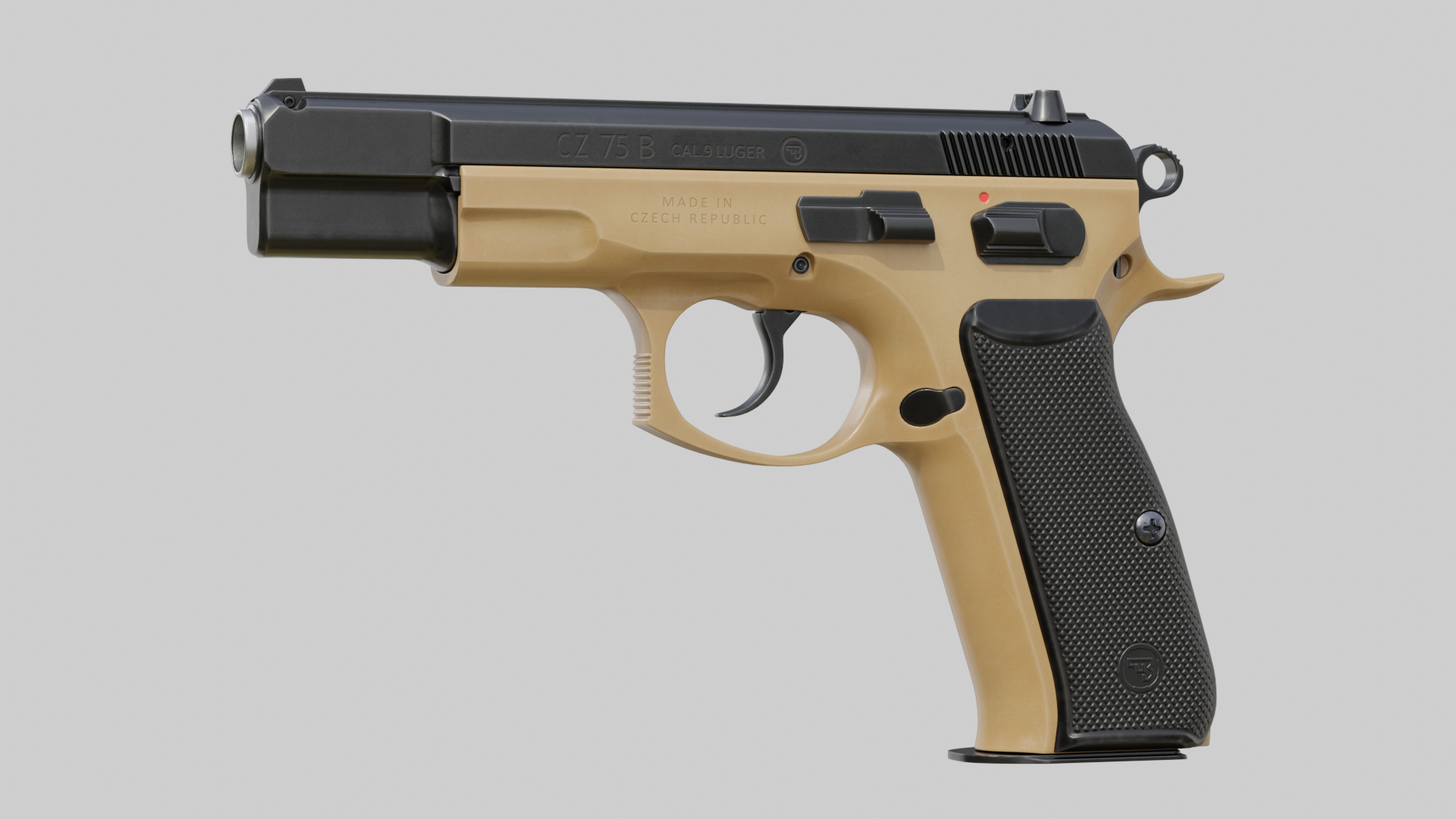 3D CZ 75 Custom Model - TurboSquid 1961424