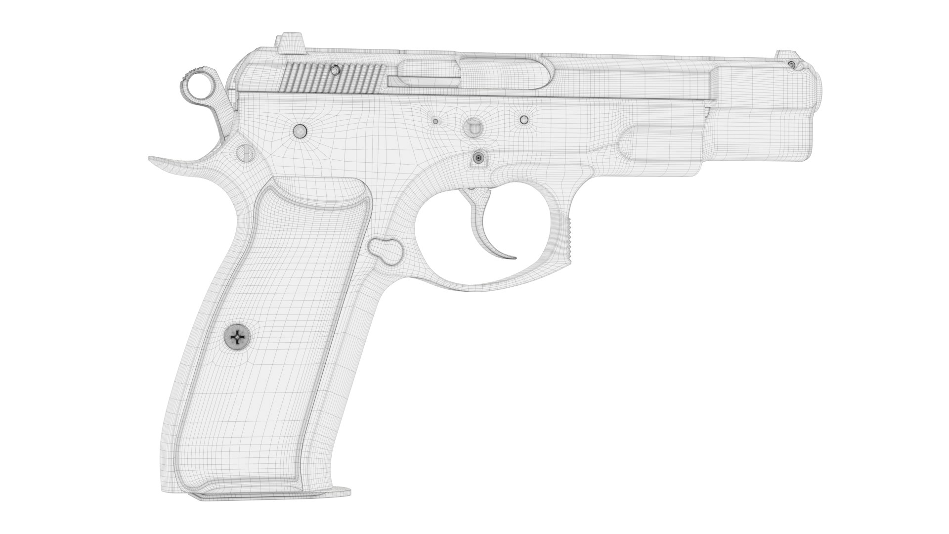3D CZ 75 Custom Model - TurboSquid 1961424
