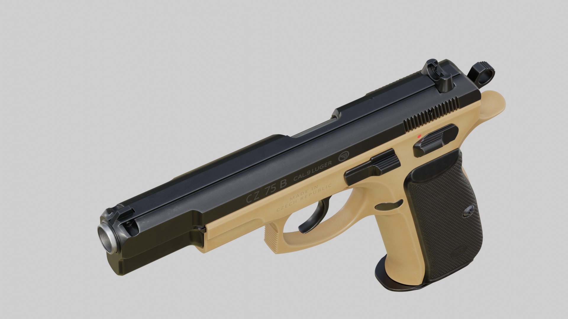 3D CZ 75 Custom Model - TurboSquid 1961424