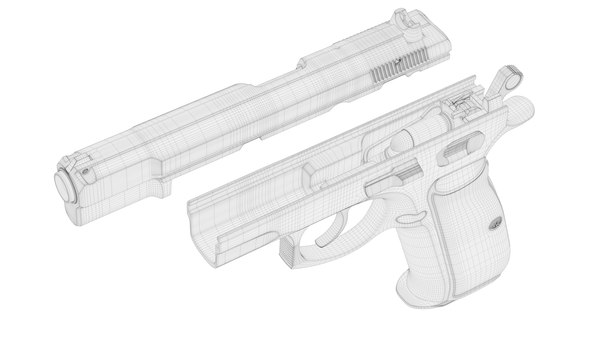 modelo 3d CZ 75 personalizado - TurboSquid 1961424