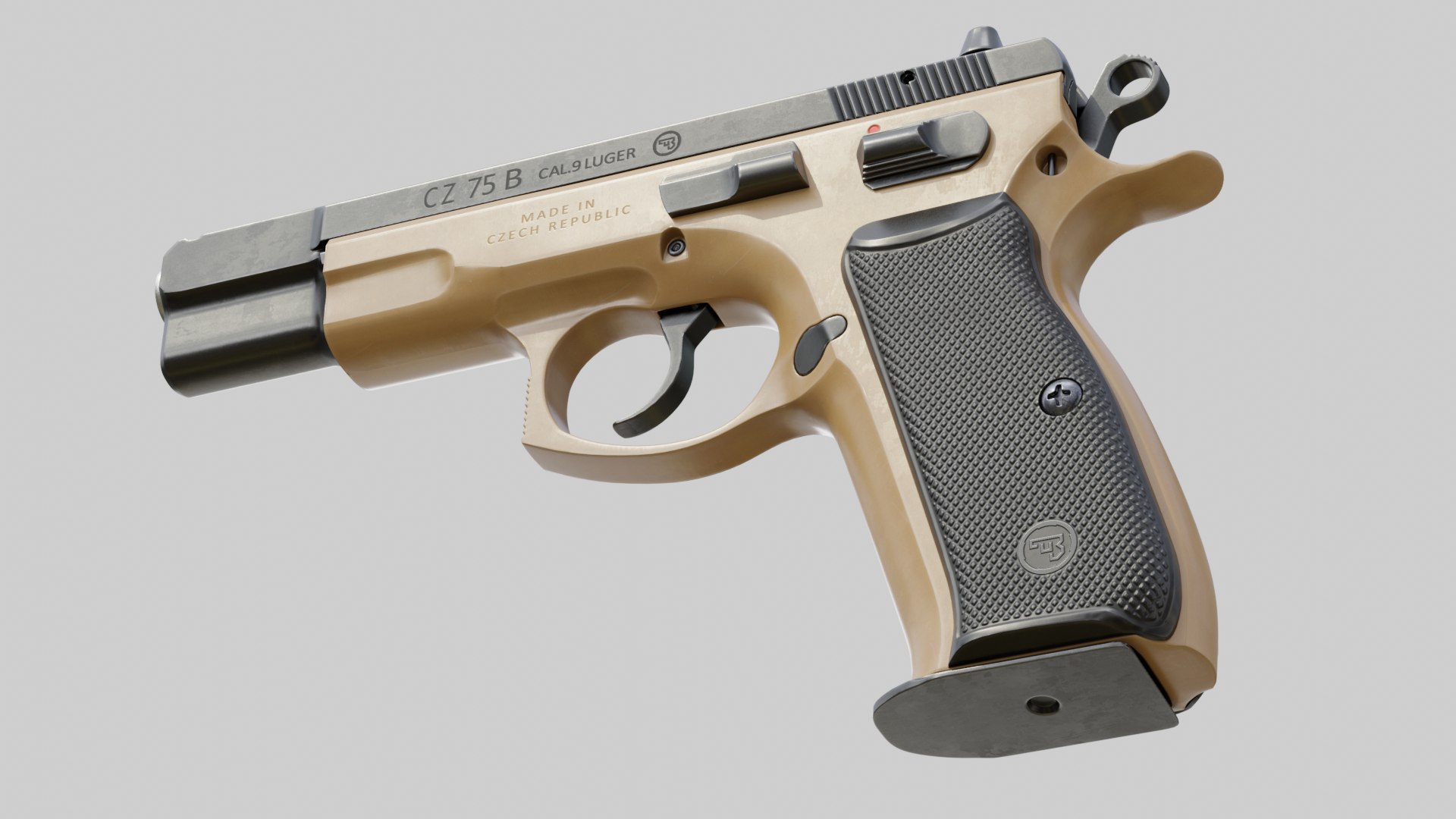 3D CZ 75 Custom Model - TurboSquid 1961424