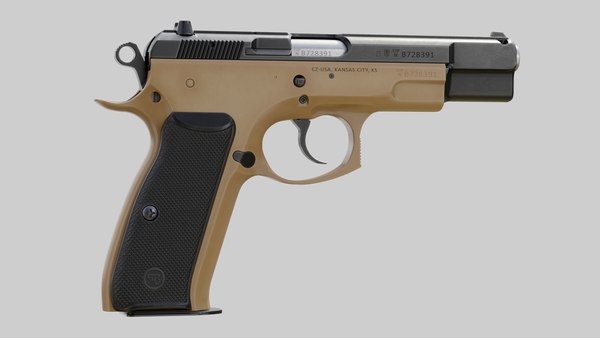 modelo 3d CZ 75 personalizado - TurboSquid 1961424
