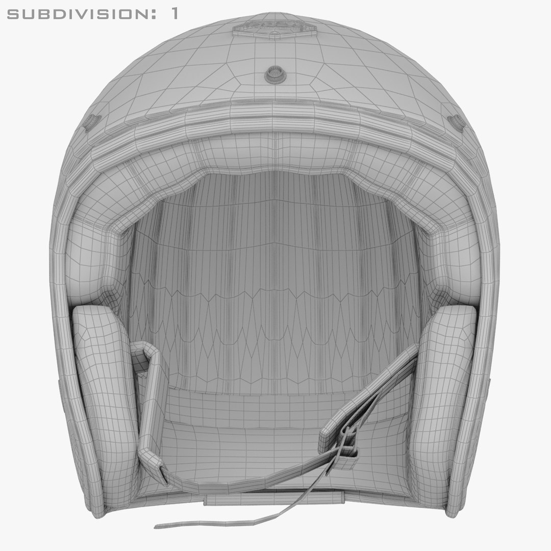 motorcycles helmet ruby 3d model